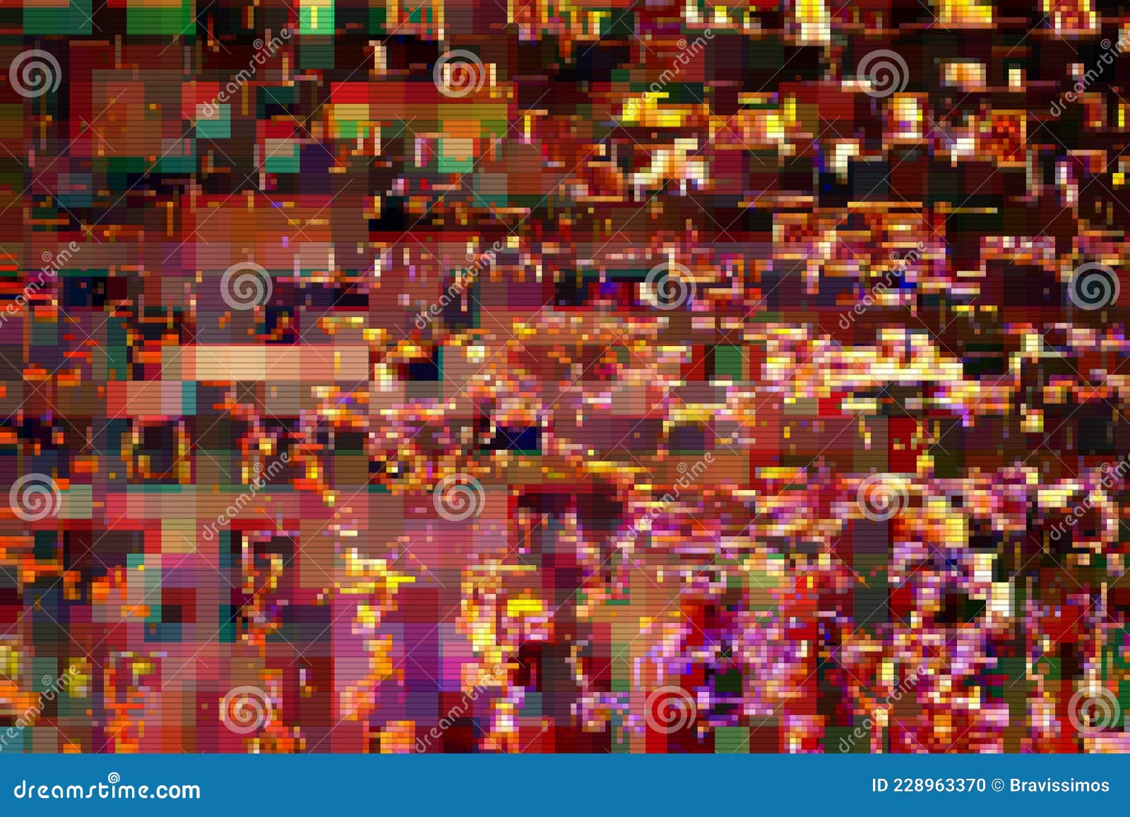 Glitch Digital Abstract Artifacts Distortion Background, Pixel Royalty ...