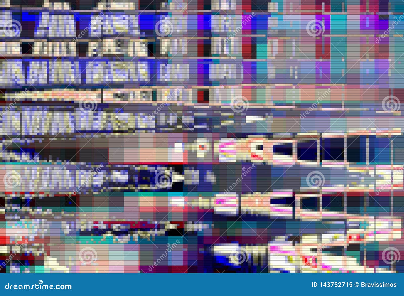 Glitch Digital Abstract Background Noise Glitch Digital Abstract ...