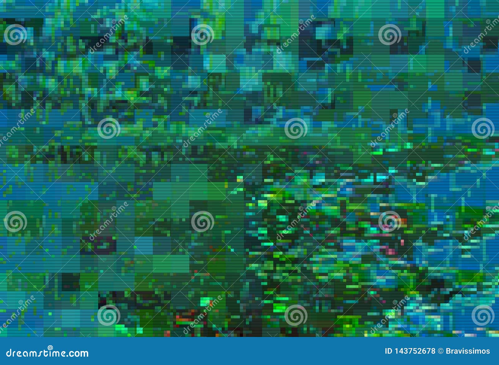 Glitch Digital Screen Pattern Abstract, Futuristic Geometric Stock ...