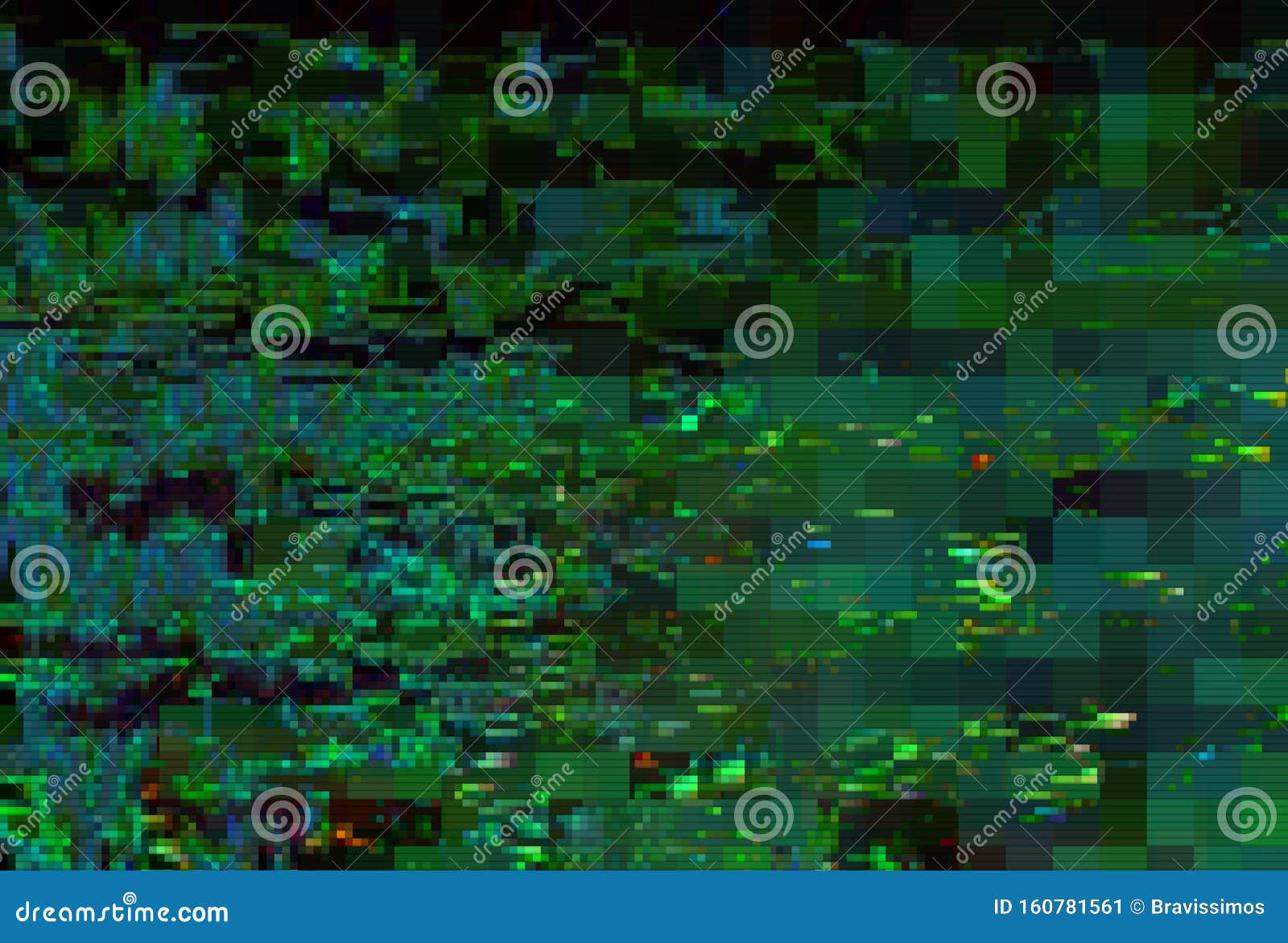 Glitch Digital Screen Pattern Abstract, Futuristic Modern Stock ...