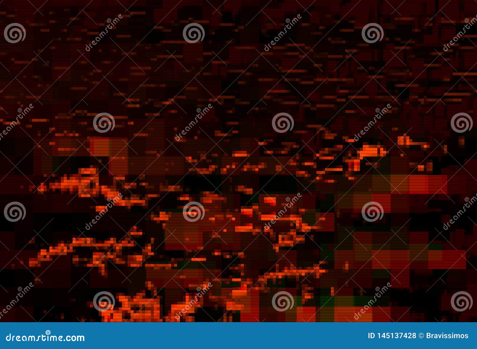 Glitch Digital Screen Pattern Abstract, Graphic Modern Stock ...