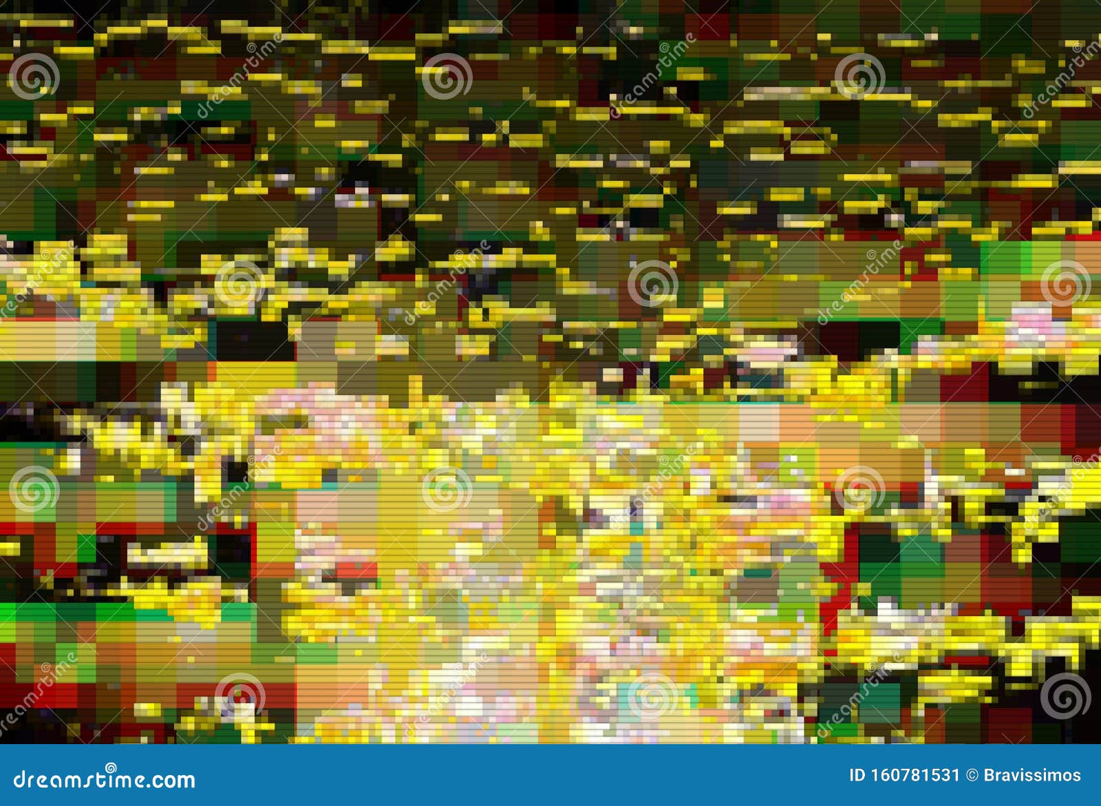Glitch Digital Screen Pattern Abstract, Interference Geometric Stock ...