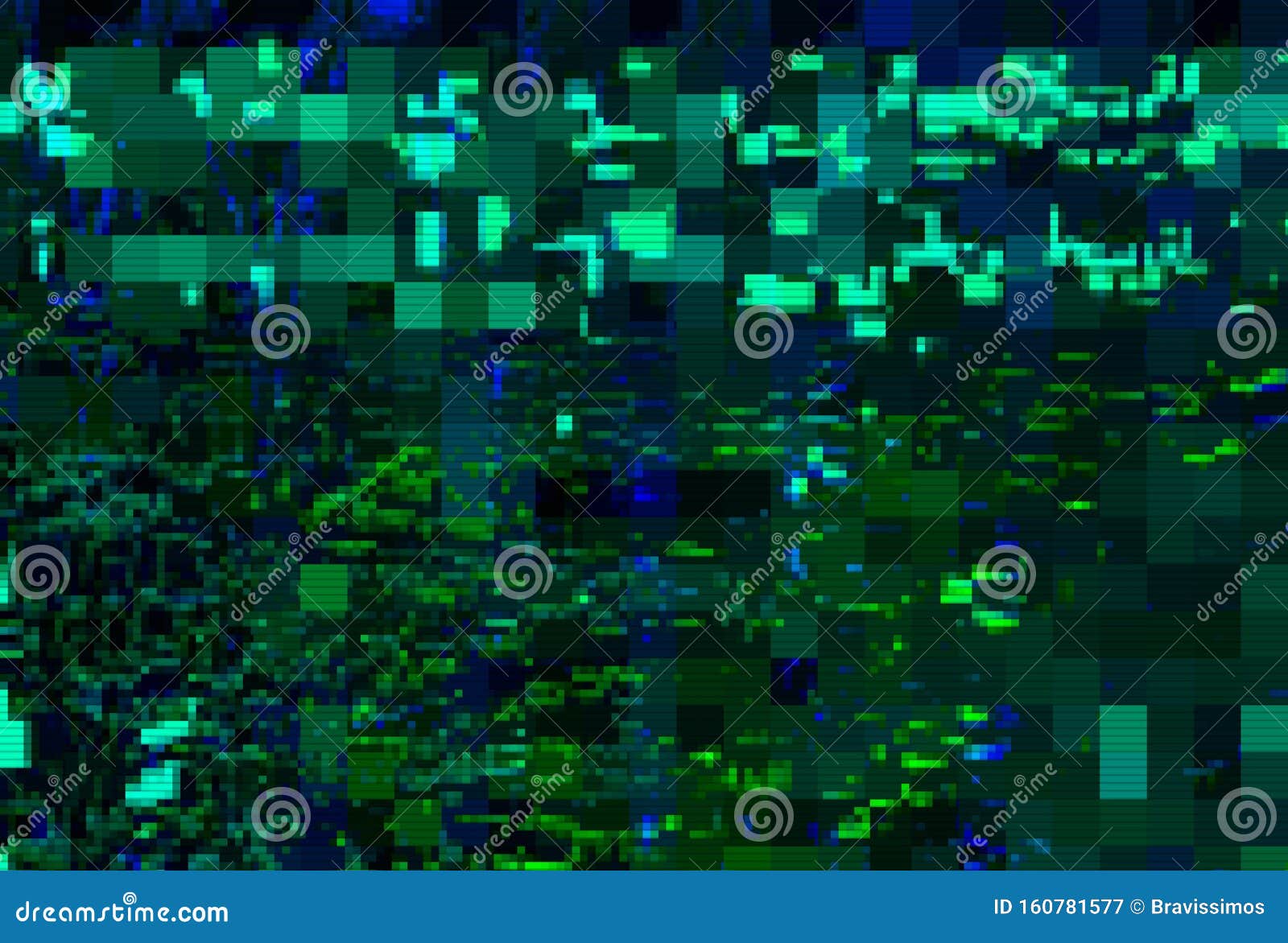 Glitch Digital Screen Pattern Abstract, Interference Pixel Stock ...