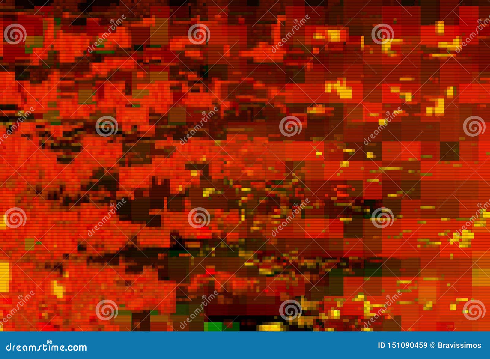 Glitch Digital Screen Pattern Abstract, Technology Pixel Stock ...