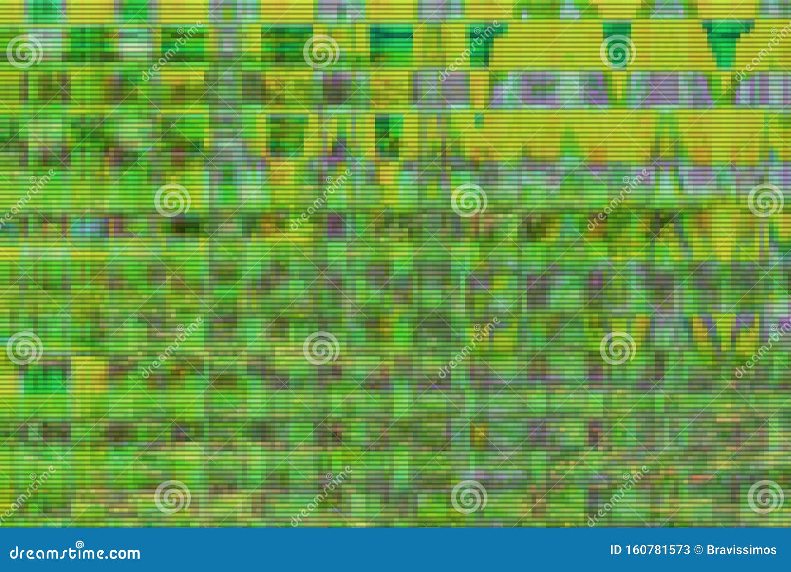 Glitch Digital Screen Pattern Green, Grunge Stock Illustration ...