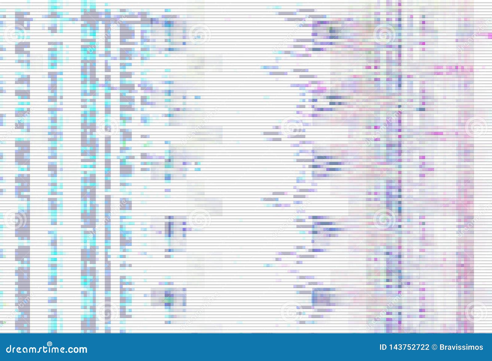 Glitch Digital Screen Pattern White, Abstract Futuristic Stock ...