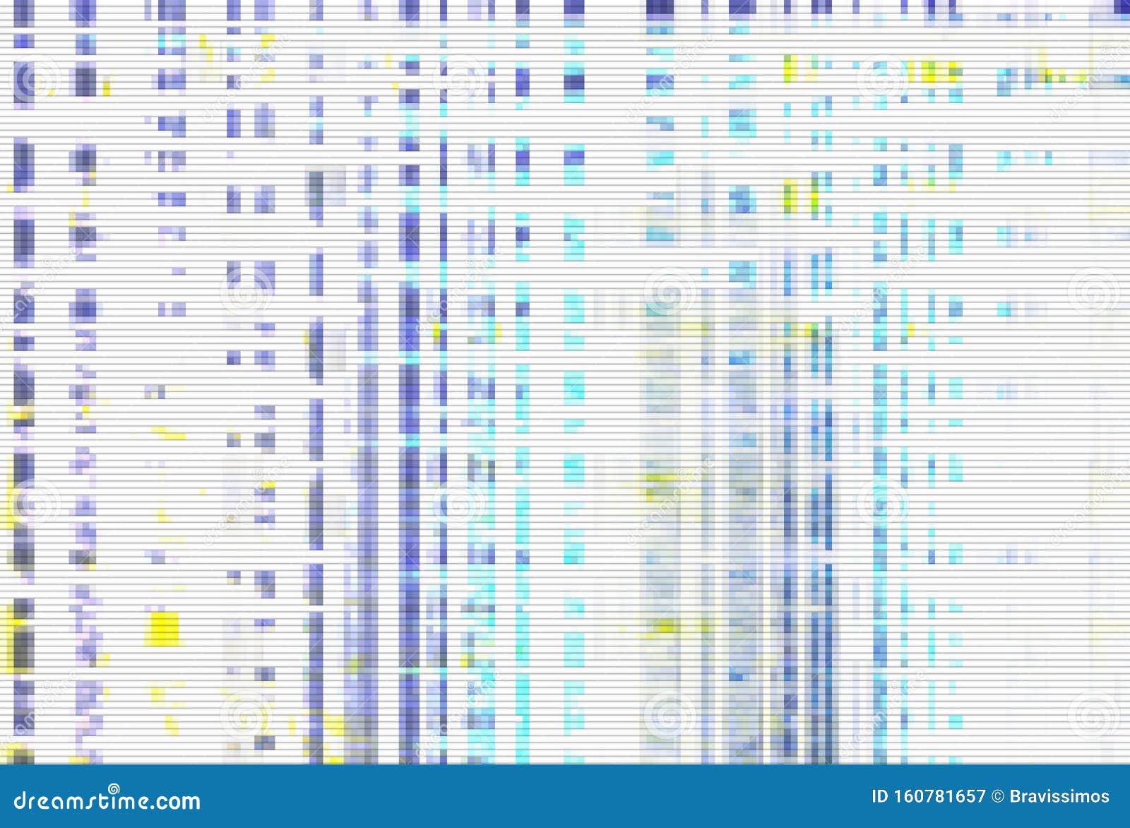 Glitch Digital Screen Pattern White, Pixel Stock Illustration ...
