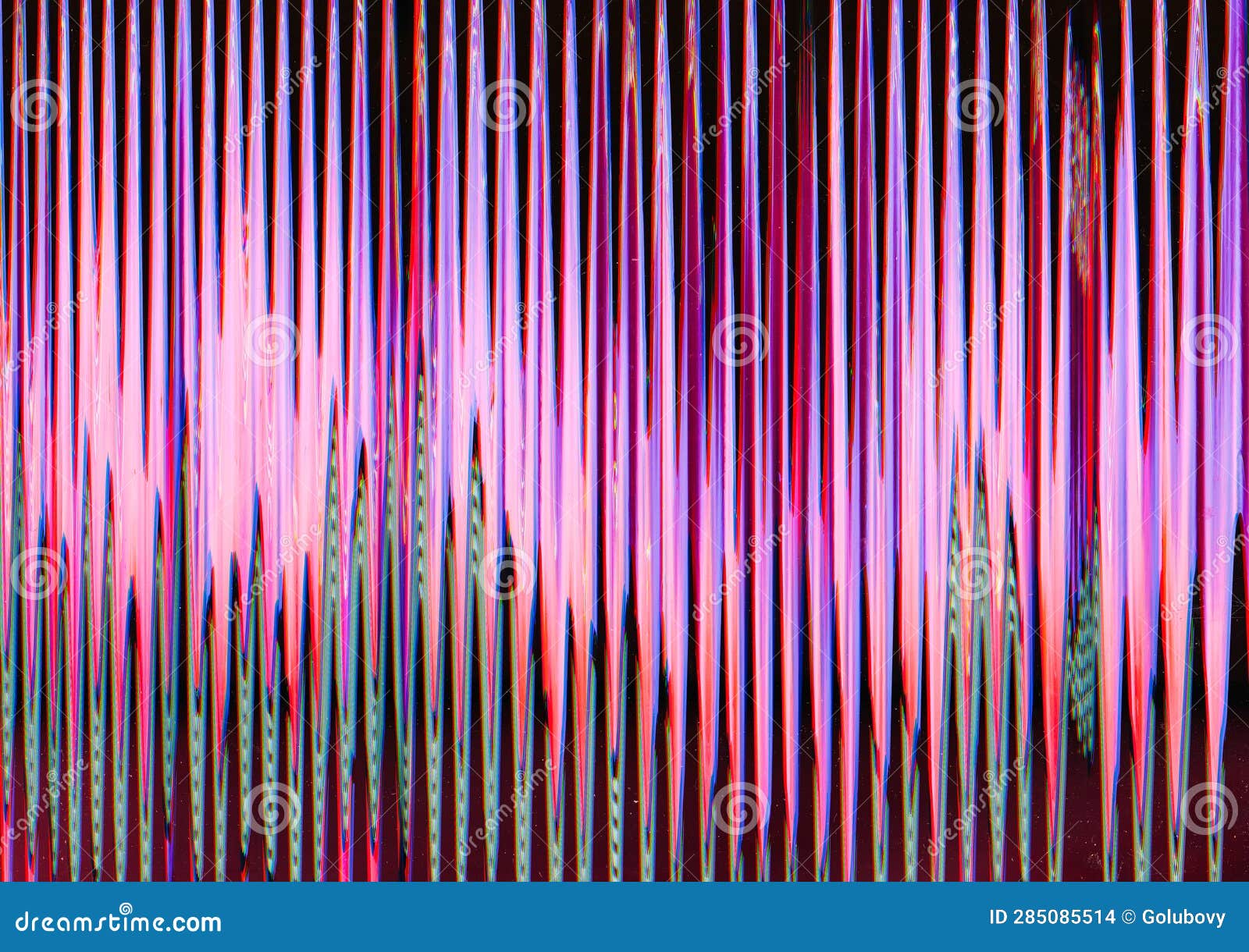 Glitch Distortion Colorful Pattern Interference Stock Photo - Image of ...