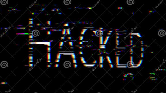 Glitch Effect. Computer Screen Error. Error Video. Abstract Digital ...