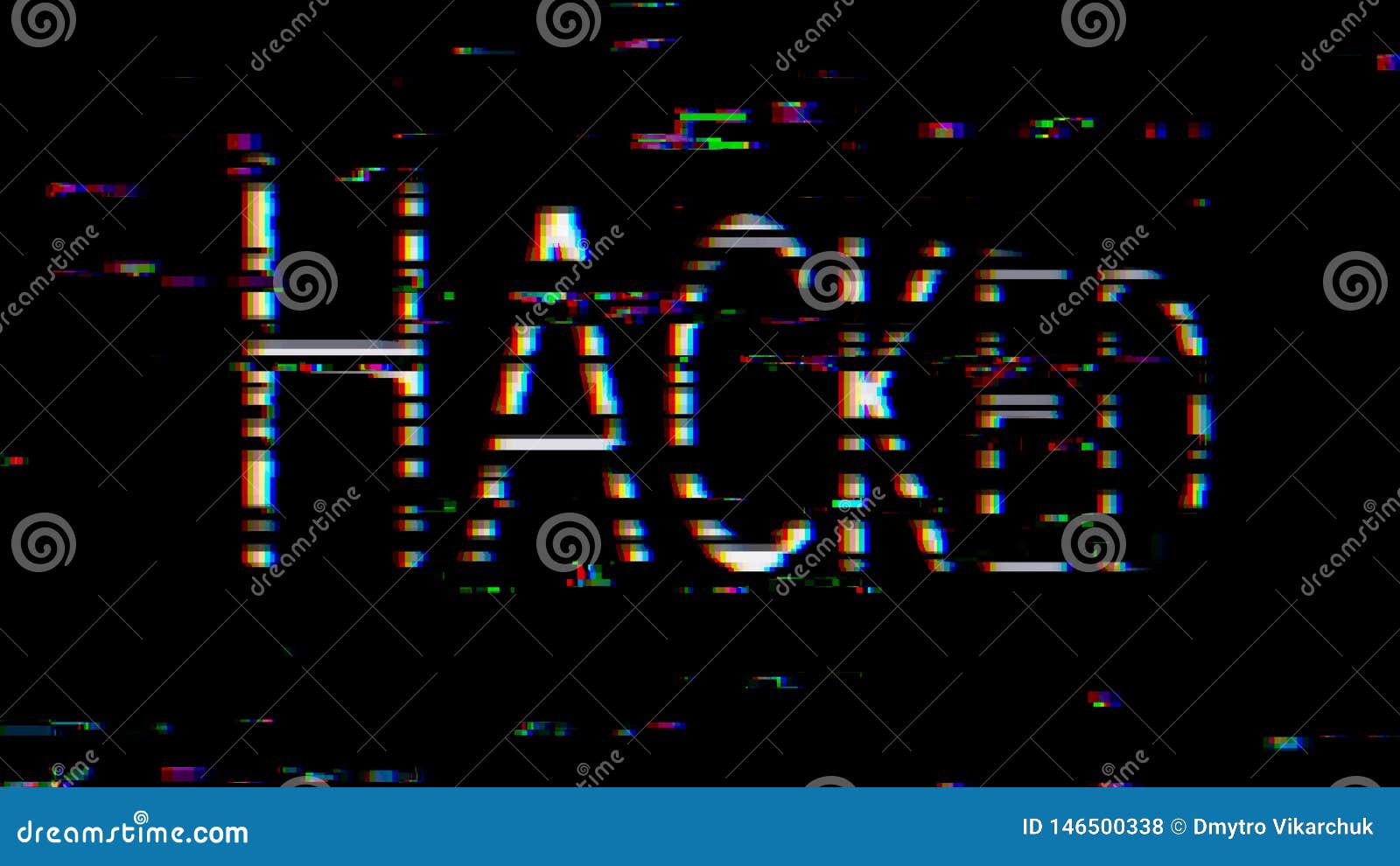 Glitch Effect. Computer Screen Error. Error Video. Abstract Digital ...