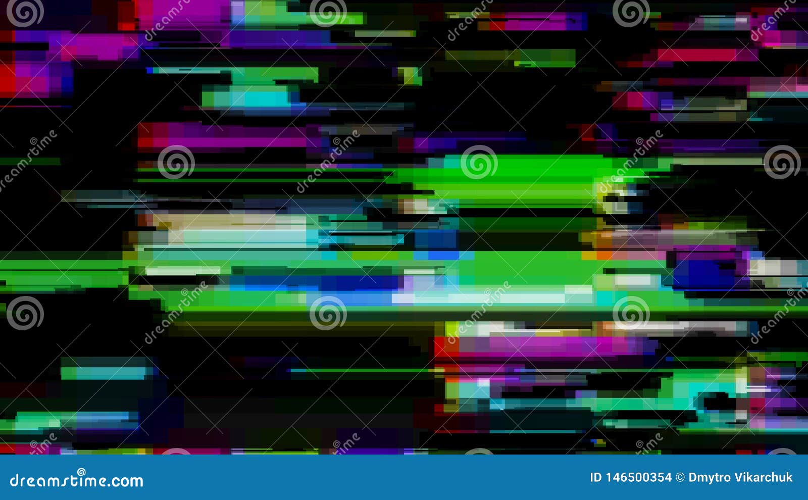 Glitch Effect. Computer Screen Error. Error Video. Abstract Digital ...