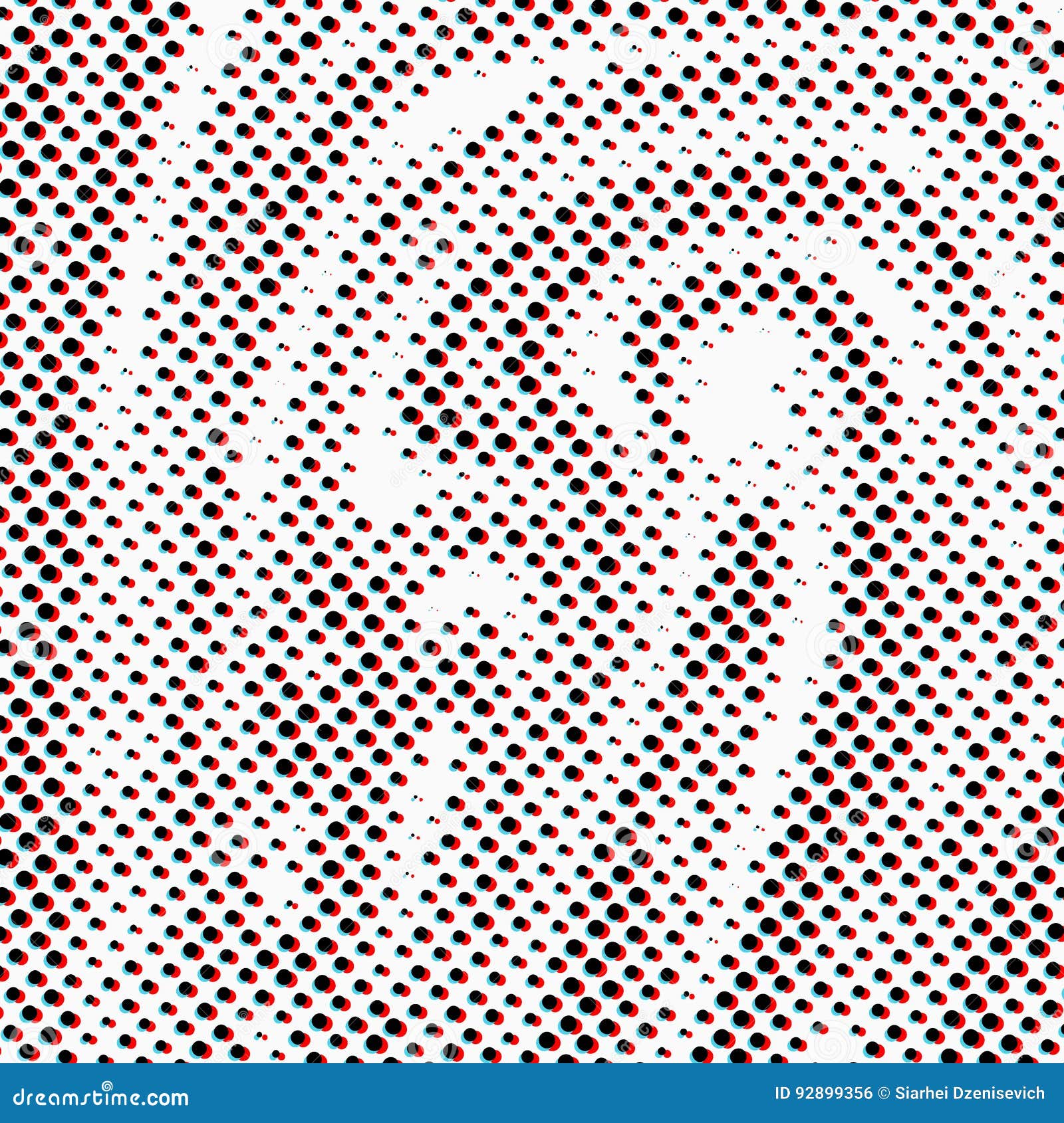 Glitch Effect Distressed Dotted Background Template Stock Vector ...