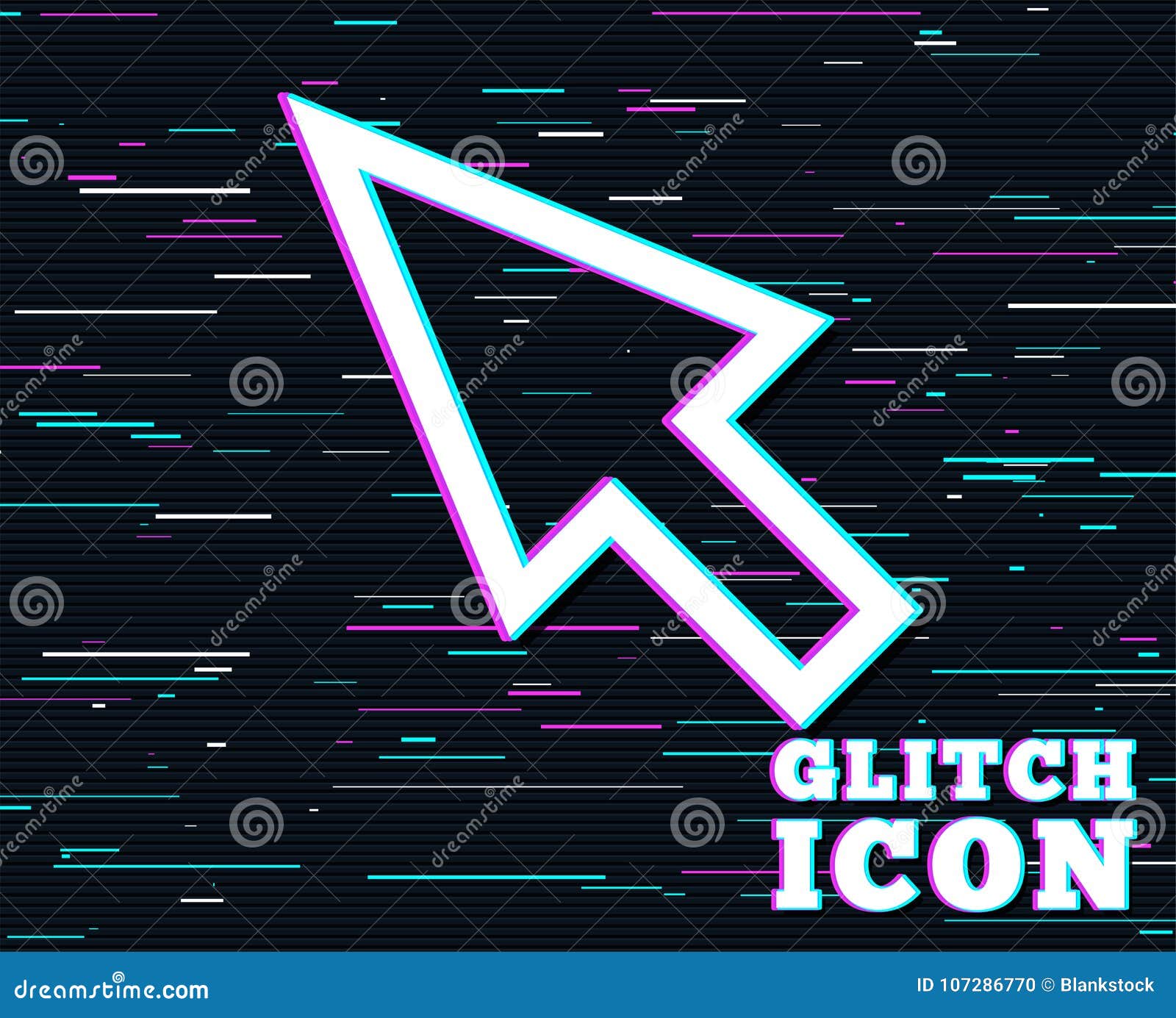 Mouse Cursor Sign Icon Pointer Symbol Stock Vector Illustration Of Graphic Marker 107286770