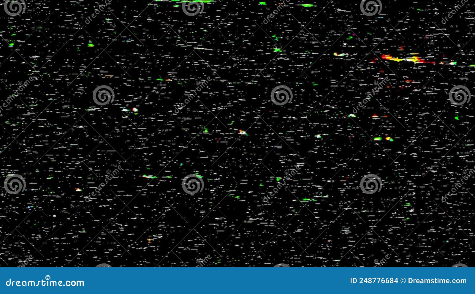 Glitch Effect. TV Screen with Glitches and Damage. Ideal for Overlay ...