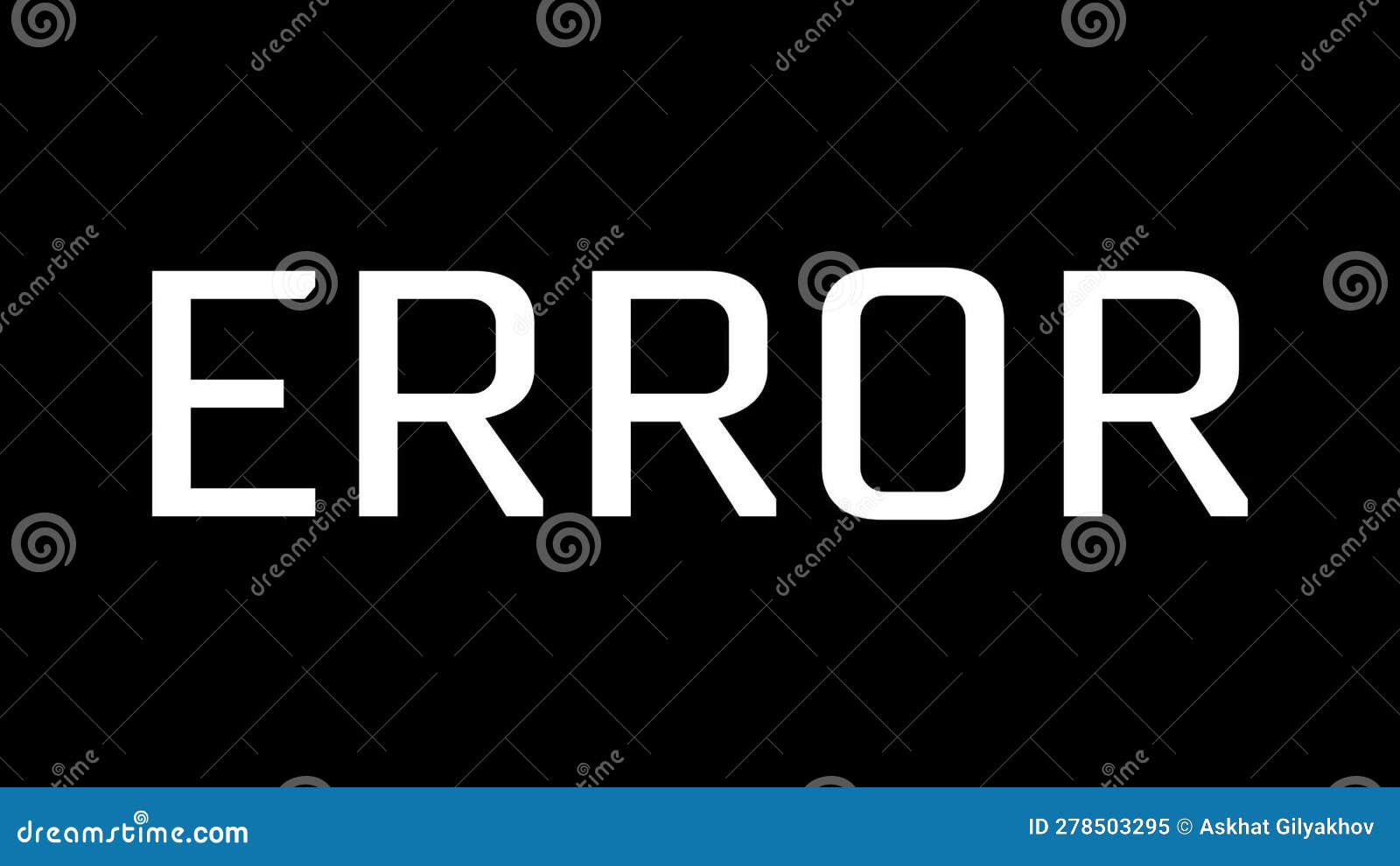 Glitch ERROR animation. stock video. Video of distortion - 278503295