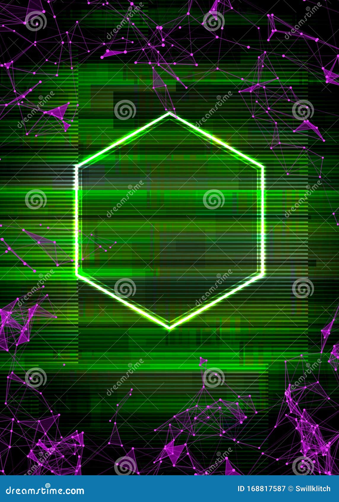 Glitch Art Cyberpunk Background Texture. Digital Test Screen. Aesthetic ...