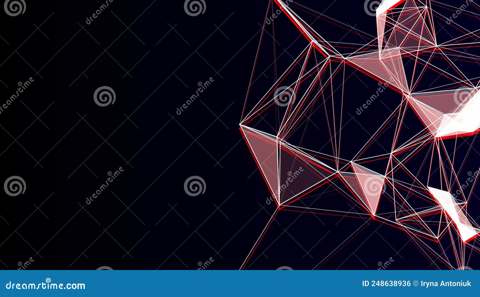 Glitch Network Connection Technology. Abstract Dark Background with ...