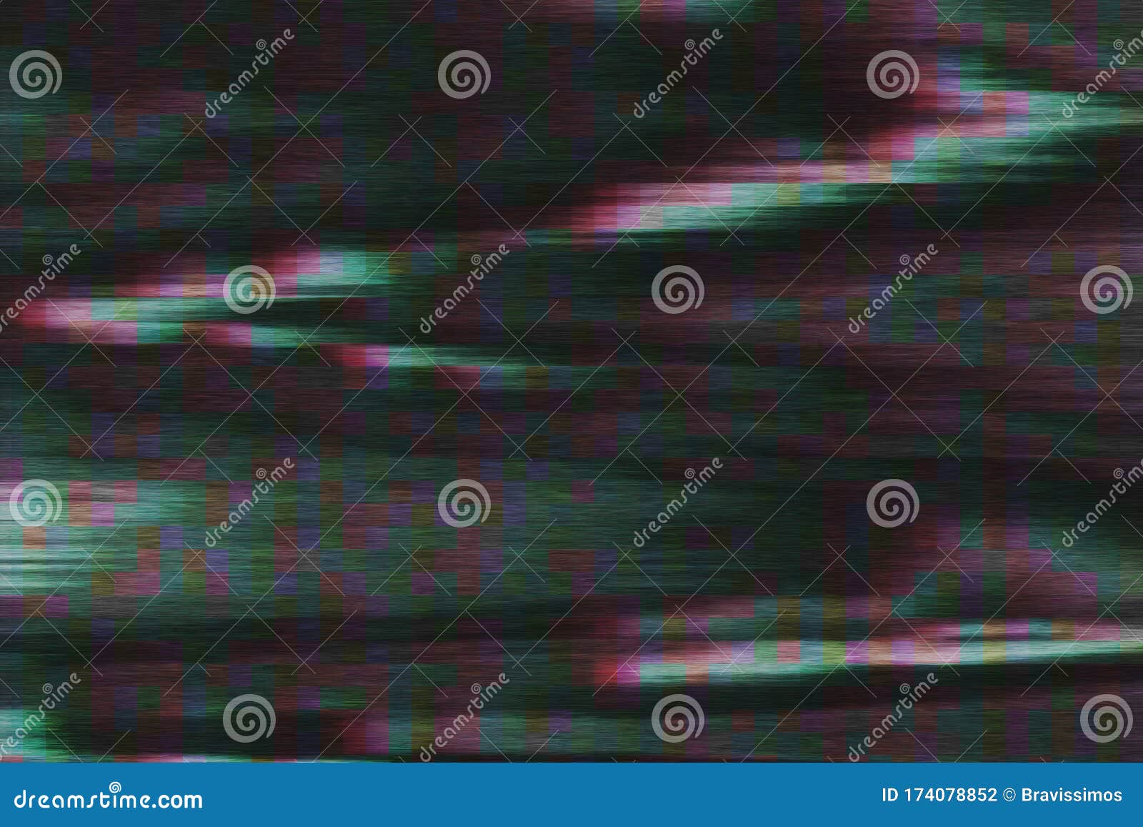 Glitch No Signal Background Pixel Noise, Computer Interference Stock ...