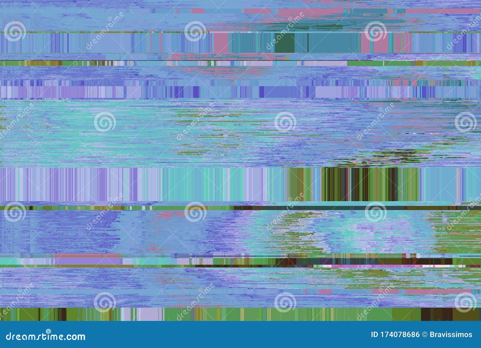 Glitch No Signal Background Pixel Noise, Texture Pattern Stock ...