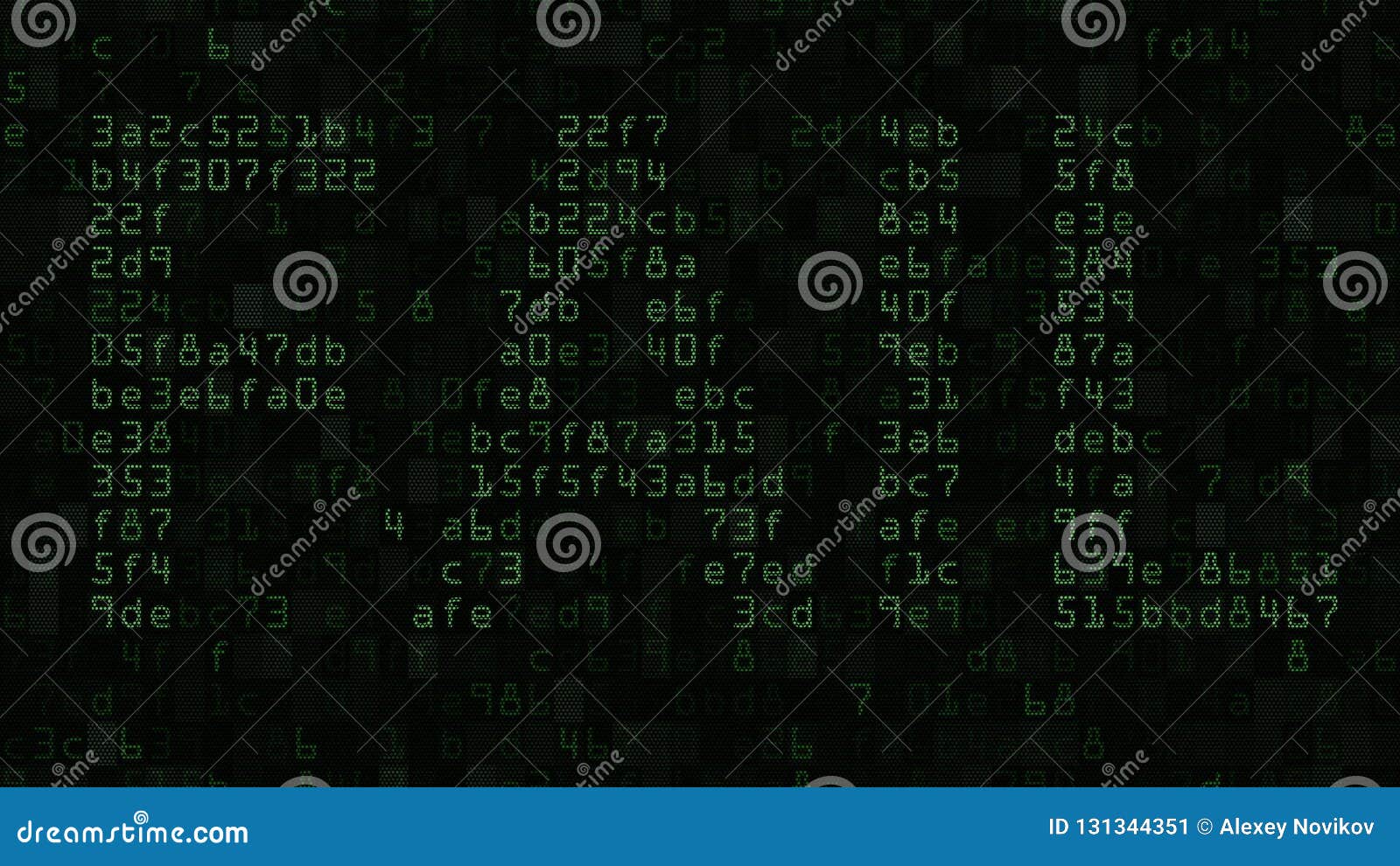 Glitch Noise Animation of FAIL Text on the Screen. Computer Issues ...