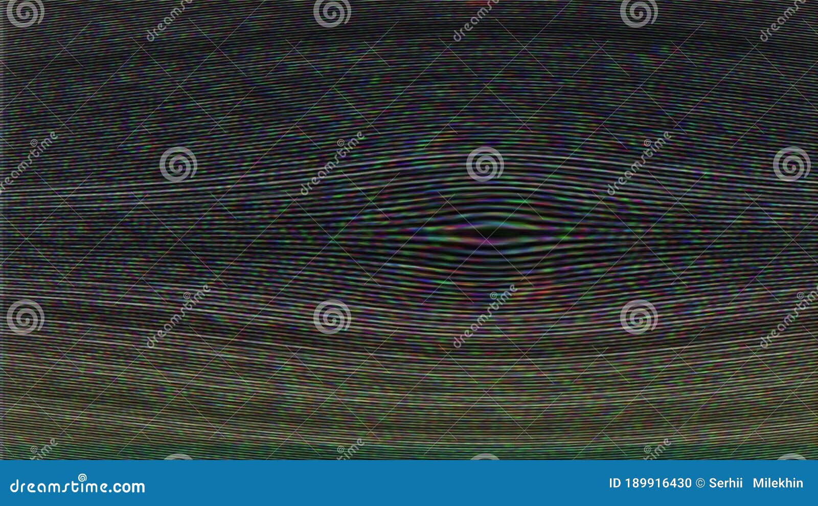 Glitch Noise on a Breaking Signal Screen. Video Background Transition ...