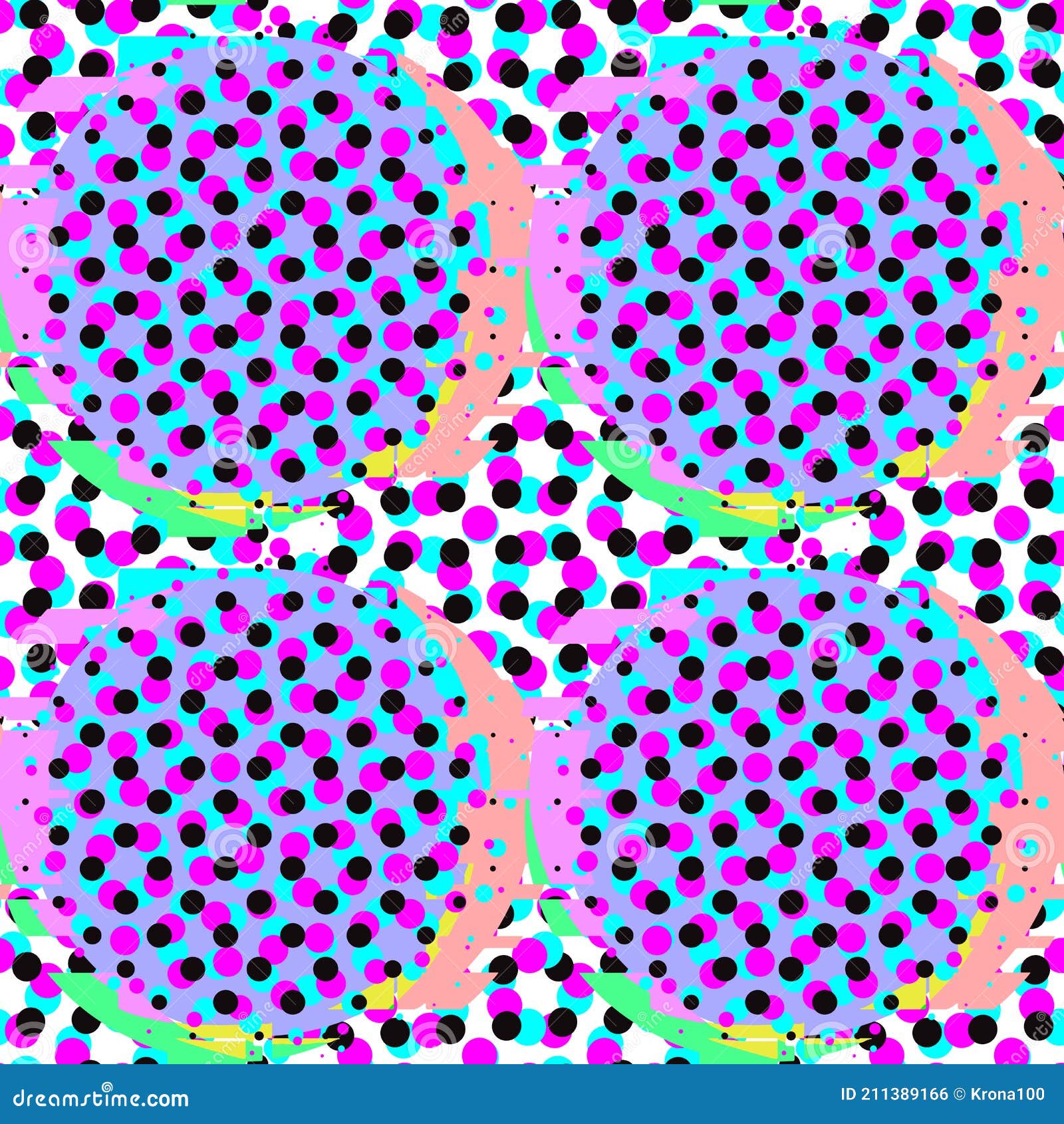 Chromatic Aberration Font Cartoon Vector | CartoonDealer.com #75175543