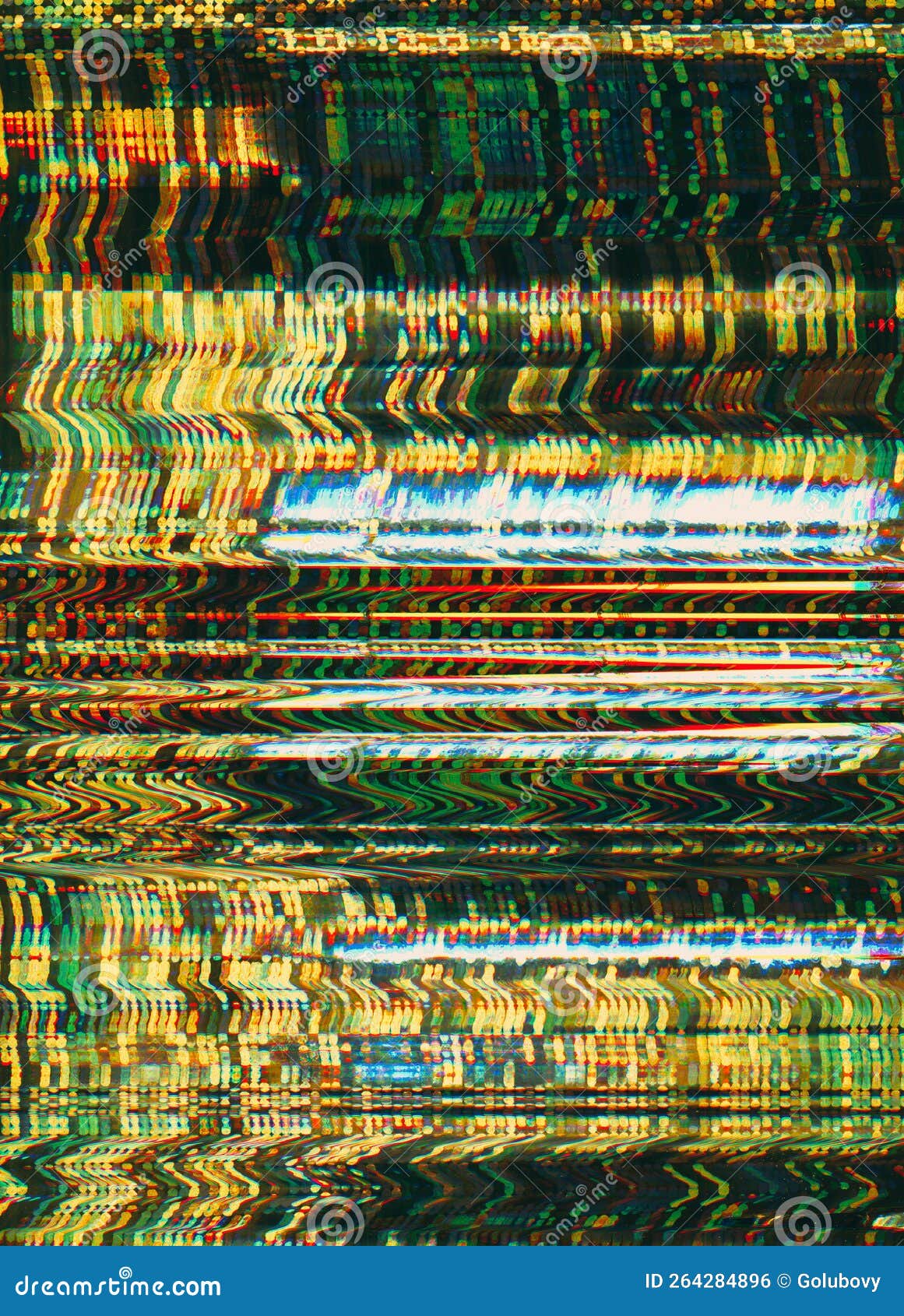 Glitch Overlay Distorted Display Multicolor Gradient Stock Photo ...