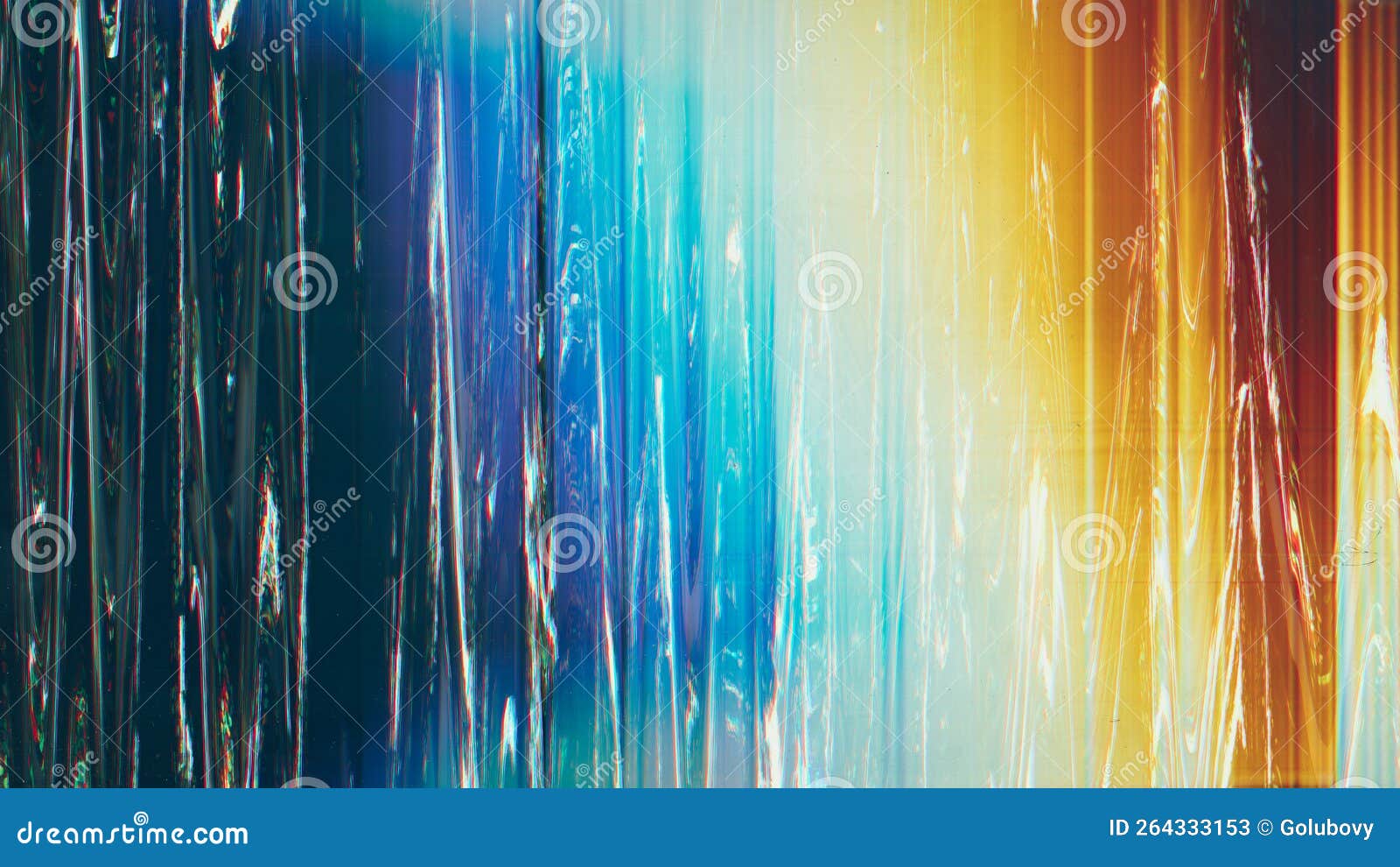Glitch Overlay Distorted Display Multicolor Gradient Stock Image ...