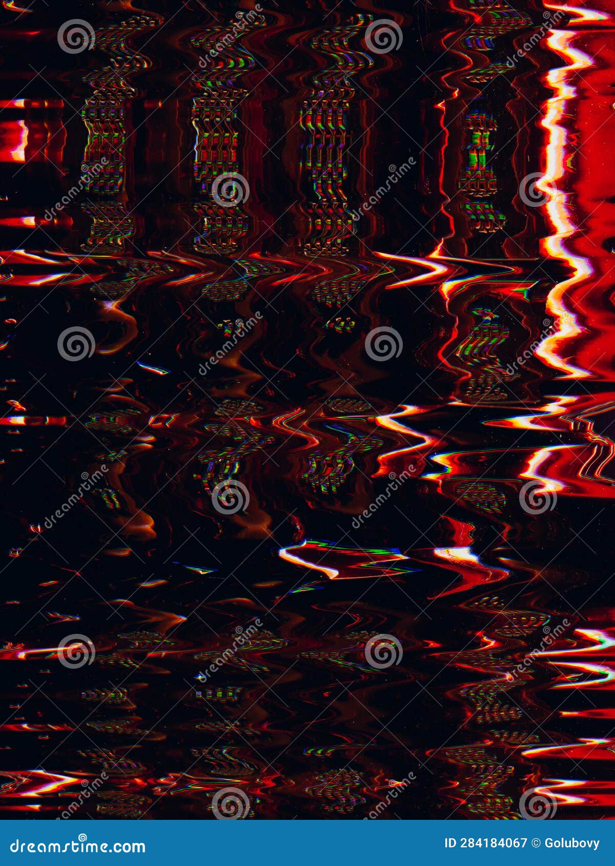 Glitch Pattern Interference Noise Abstract Design Stock Illustration ...