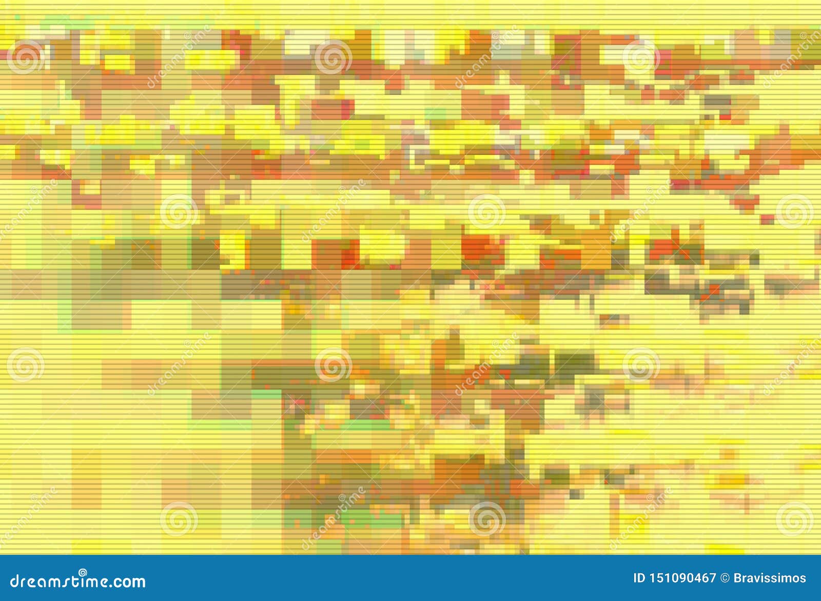 Glitch Pixel Data Moshing Digital Noise, Abstract Stock Illustration ...