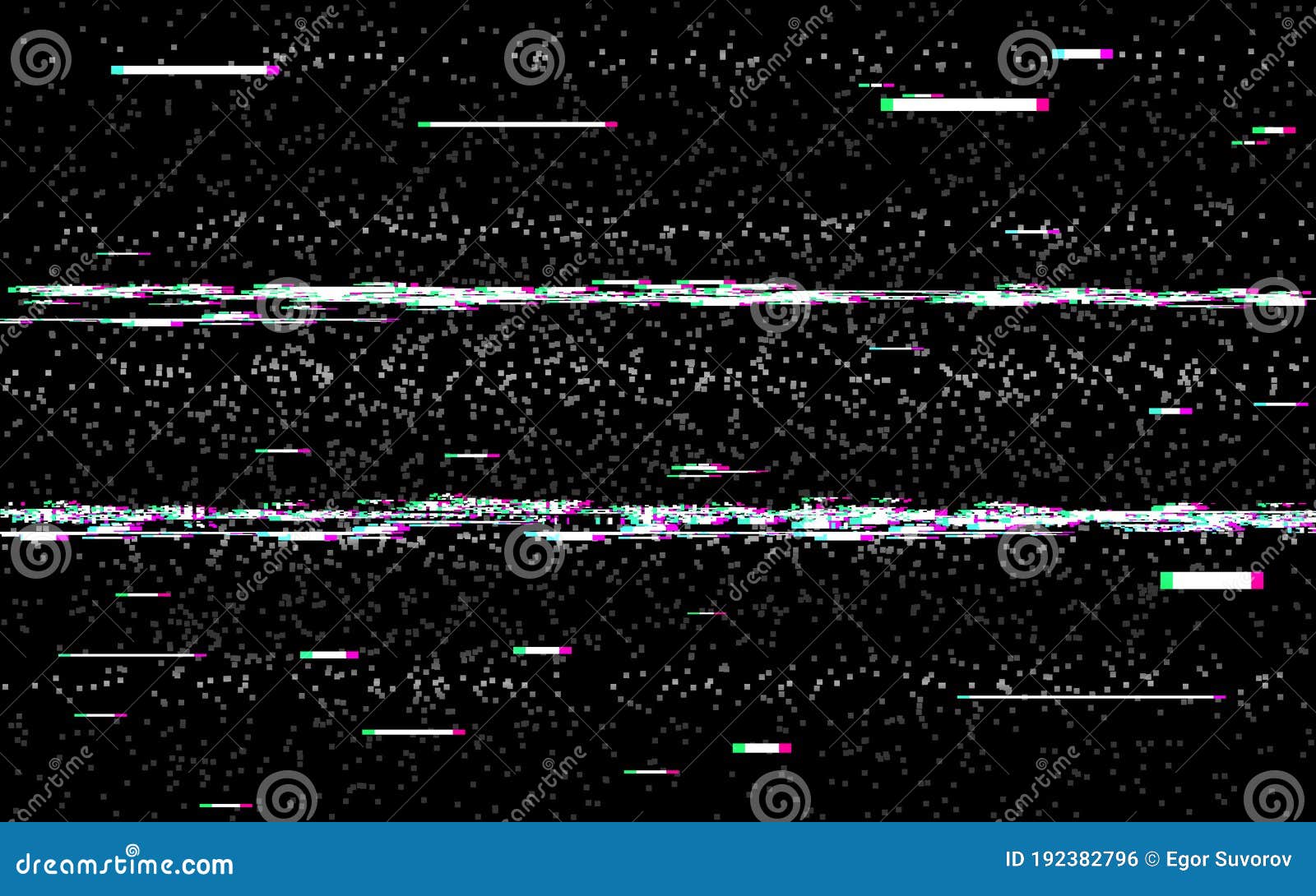 Rewind Glitch Background. Retro VHS Template For Design. Glitched Lines ... Rewind Glitch Background. Retro VHS Template For Design. Glitched Lines ...