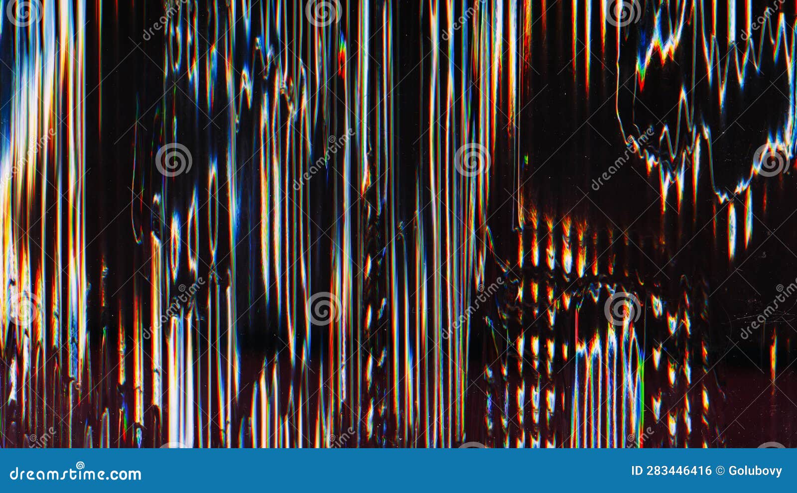 Glitch Screen Blurred Lines Distortion Noise Stock Illustration ...