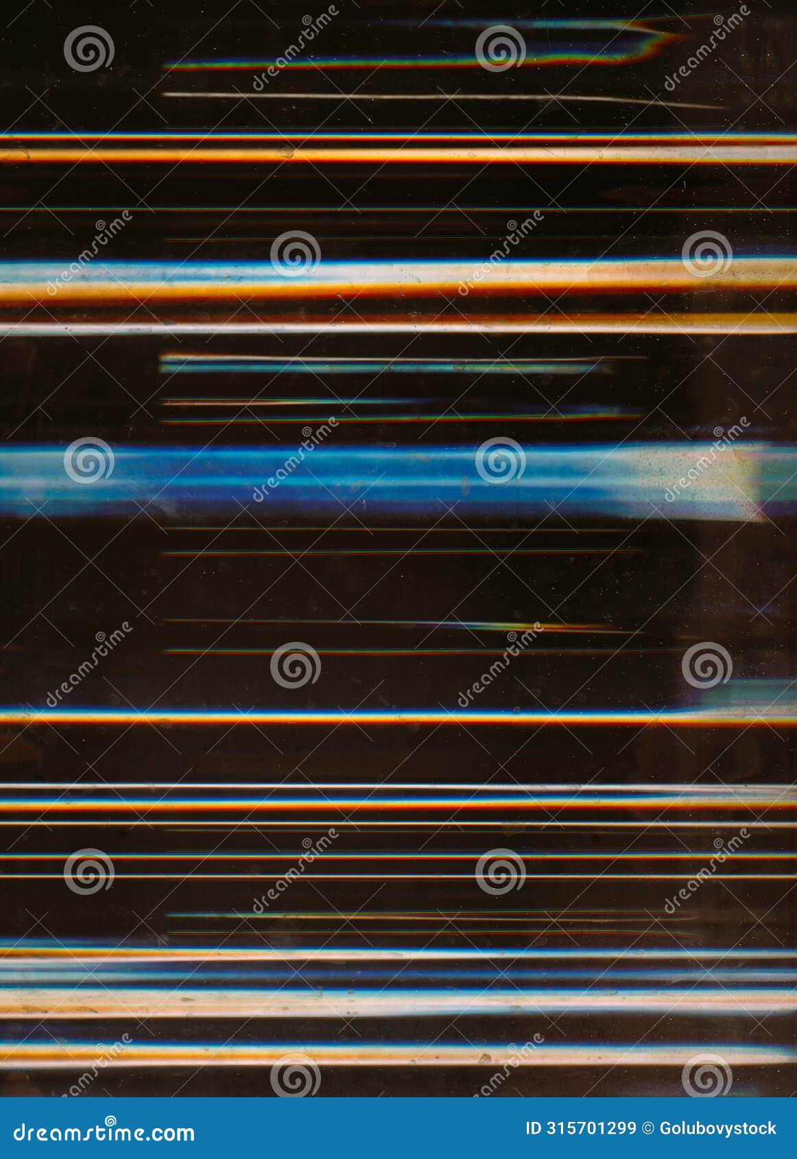 Glitch Screen Distortion Noise Orange Vibration Stock Illustration ...