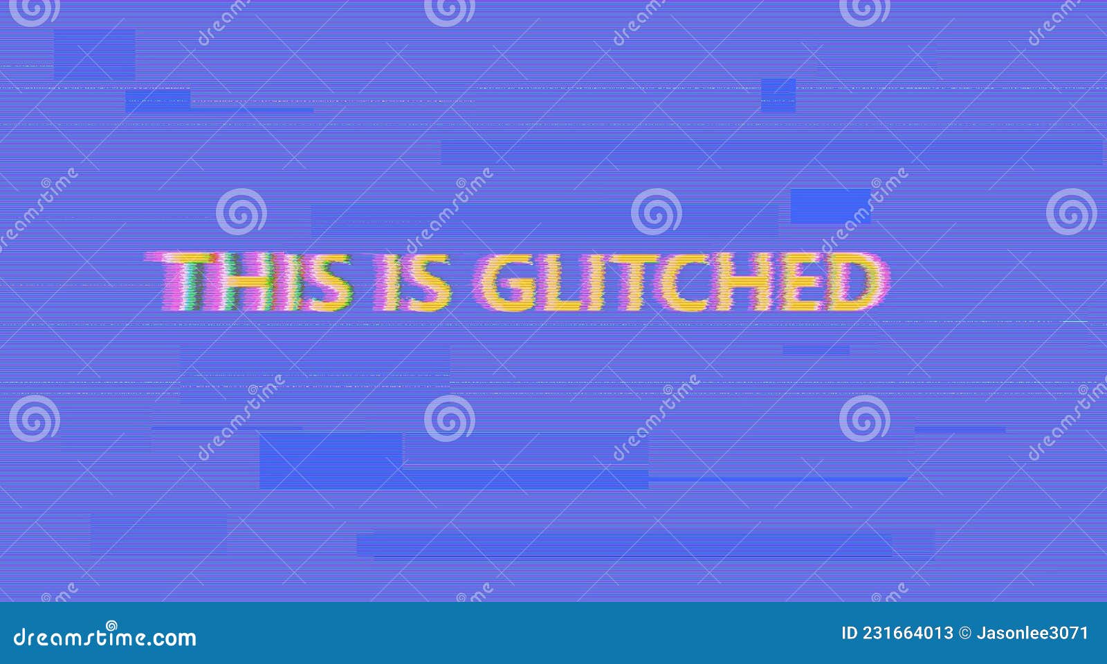 Glitch sign stock illustration. Illustration of glitch - 231664013
