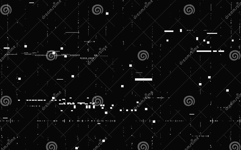Glitch Static Effect. Retro Video Glitch. Old Device Problem. No Signal ...