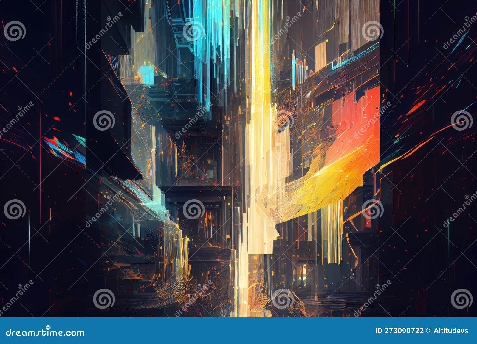 A Glitch in the System that Creates a Chaotic and Abstract Digital ...