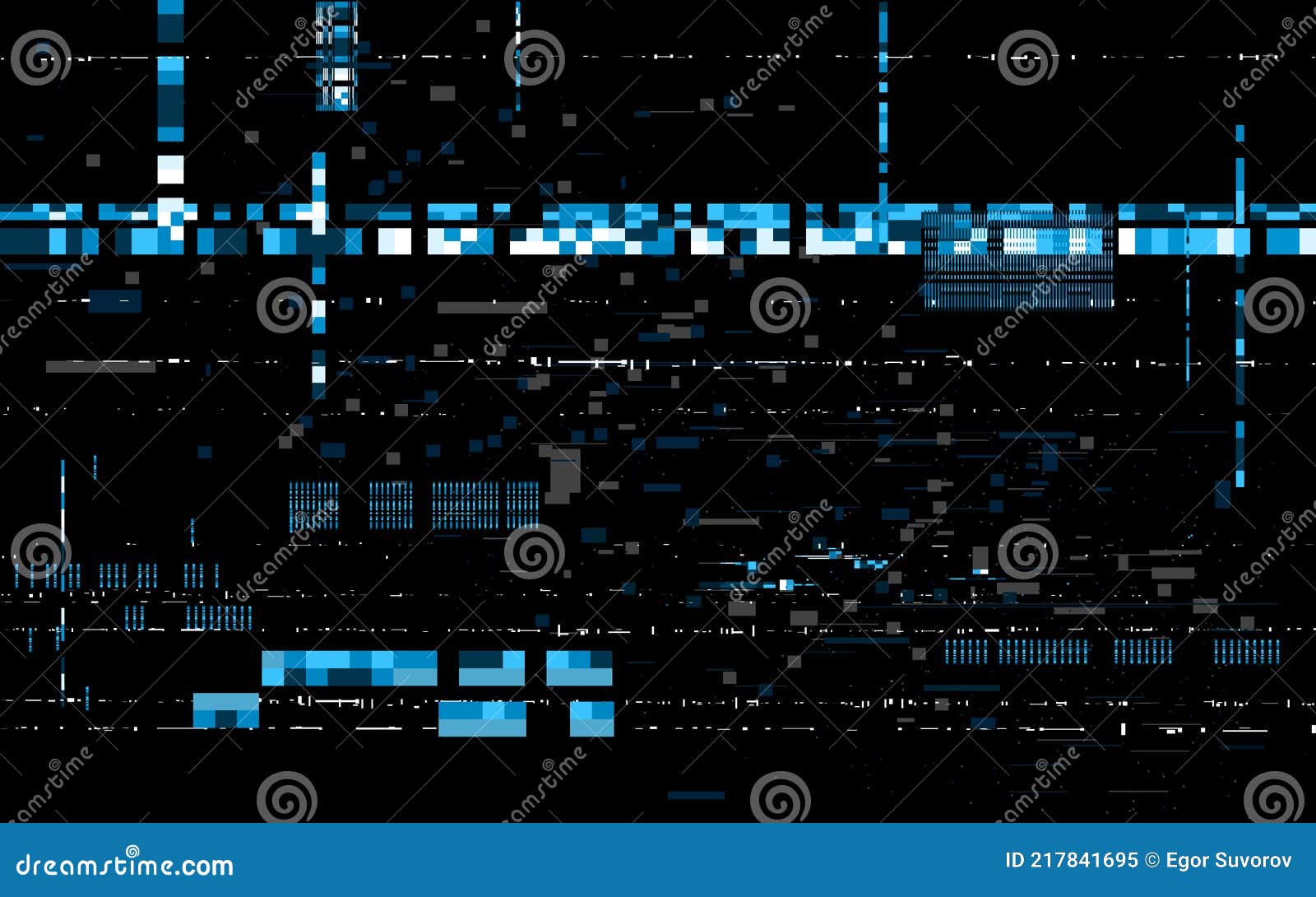 Glitch Techno Background. Data Distortion Effect. Distorted Code with ...
