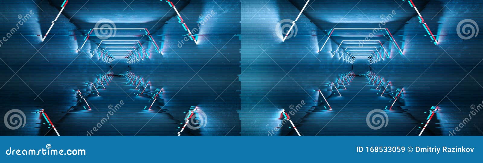 Glitch Template, Great Design for Data Flow Illustration. Computer ...