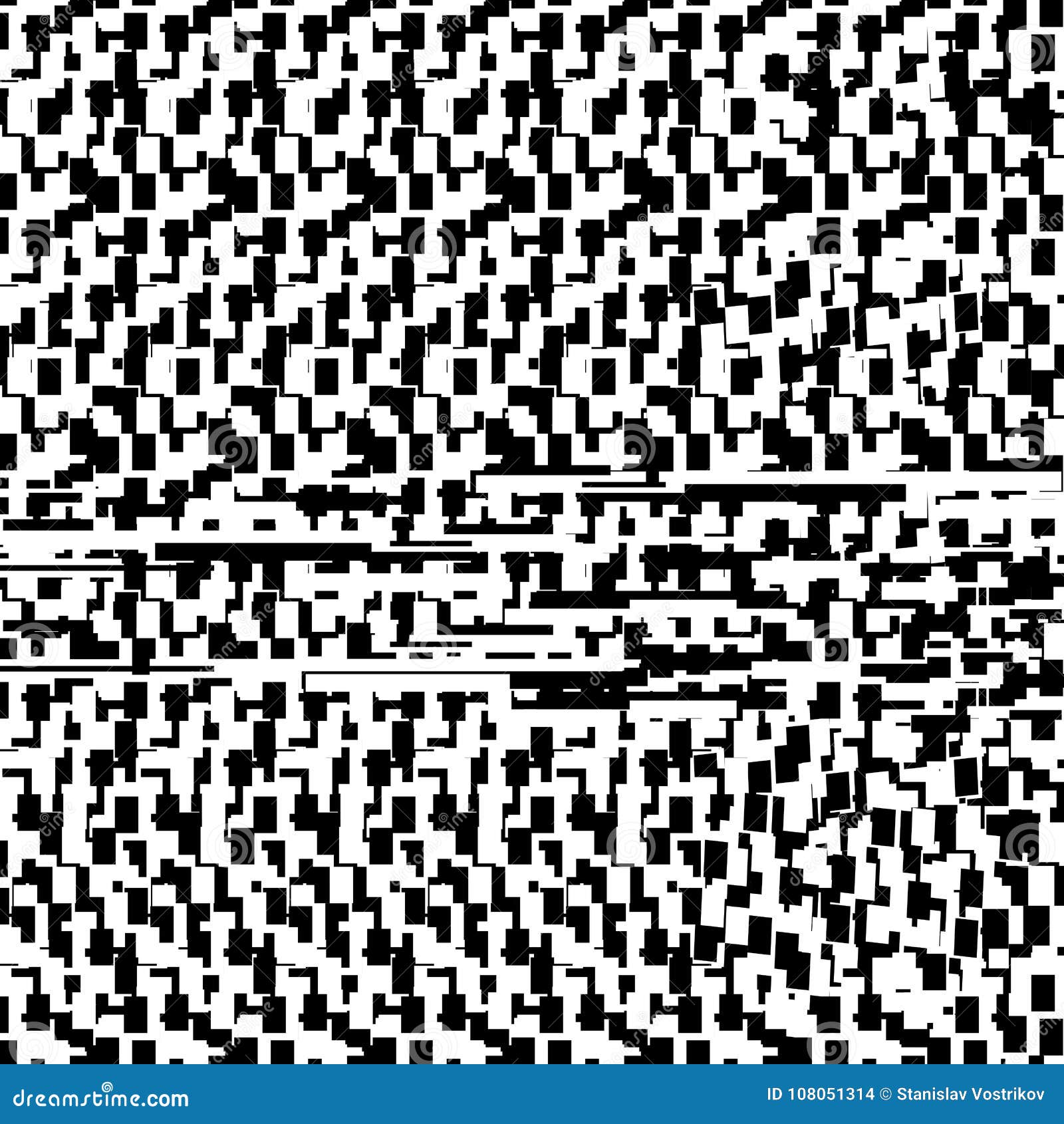 Glitch Texture for Background with Noises, Vector Eps10 Stock Vector ...