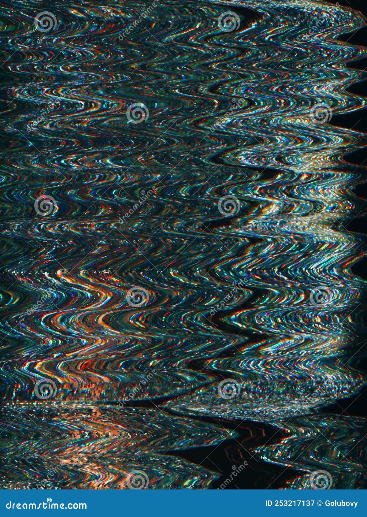 Glitch Texture Static Noise Pixel Waves Artifacts Stock Image - Image ...