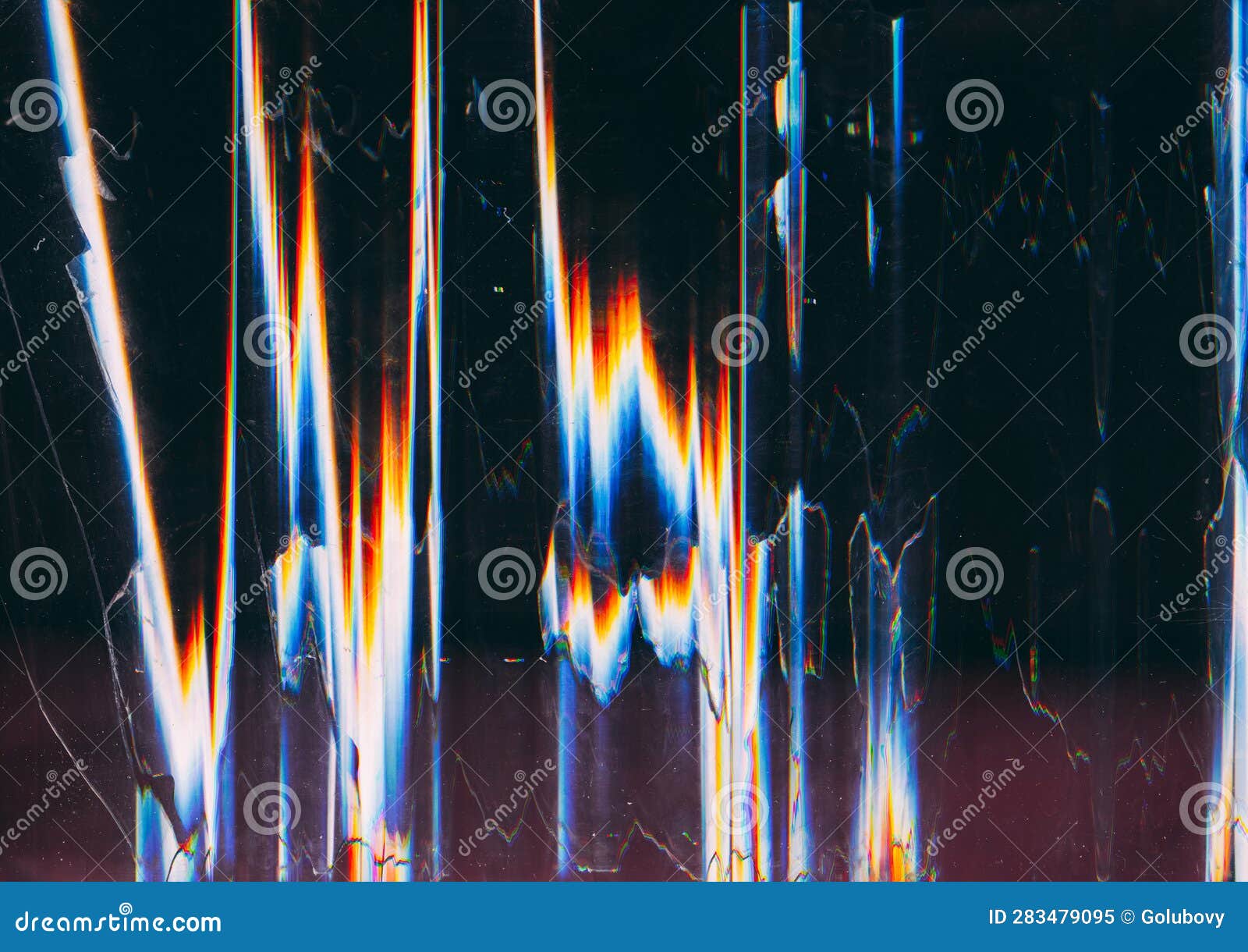 Glitch Vibration Interference Noise Abstract Stock Illustration ...