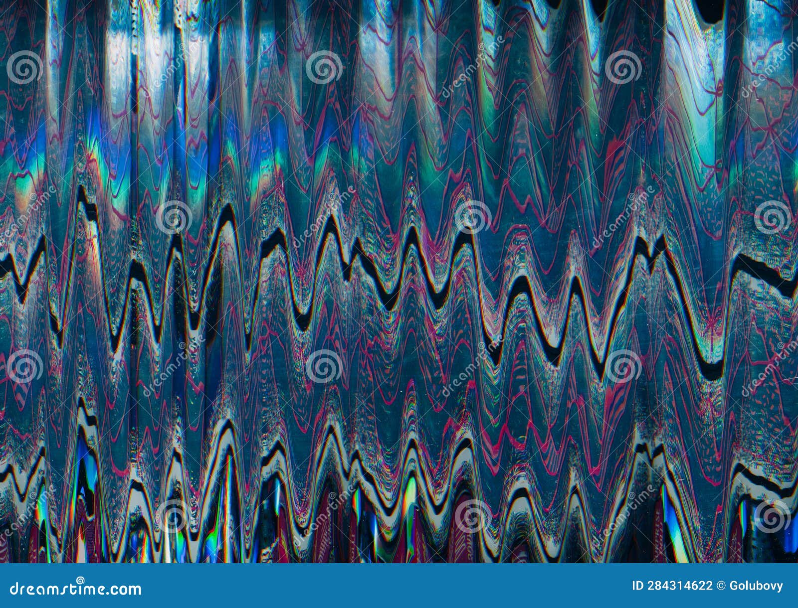 Glitch Vibration Wave Design Interference Noise Stock Illustration ...