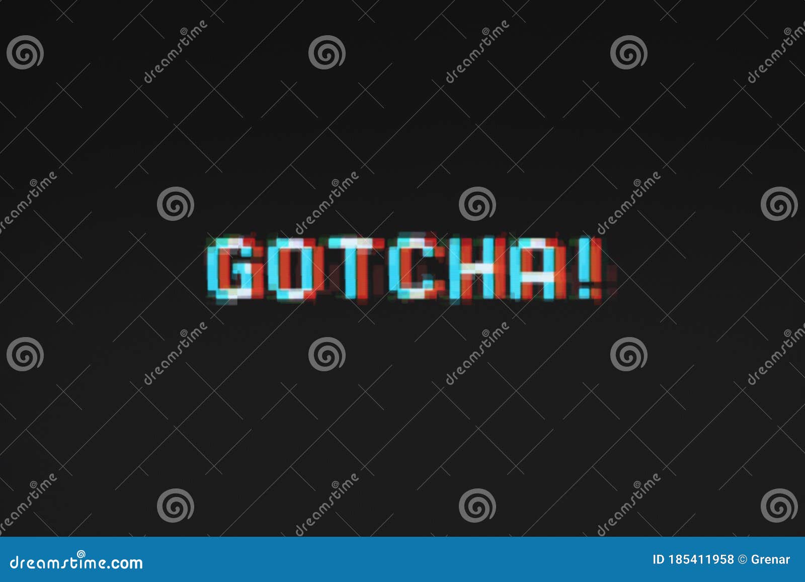 GLITCH Word With Glitch Font , Digital Pixelated Round Shape Logo ...
