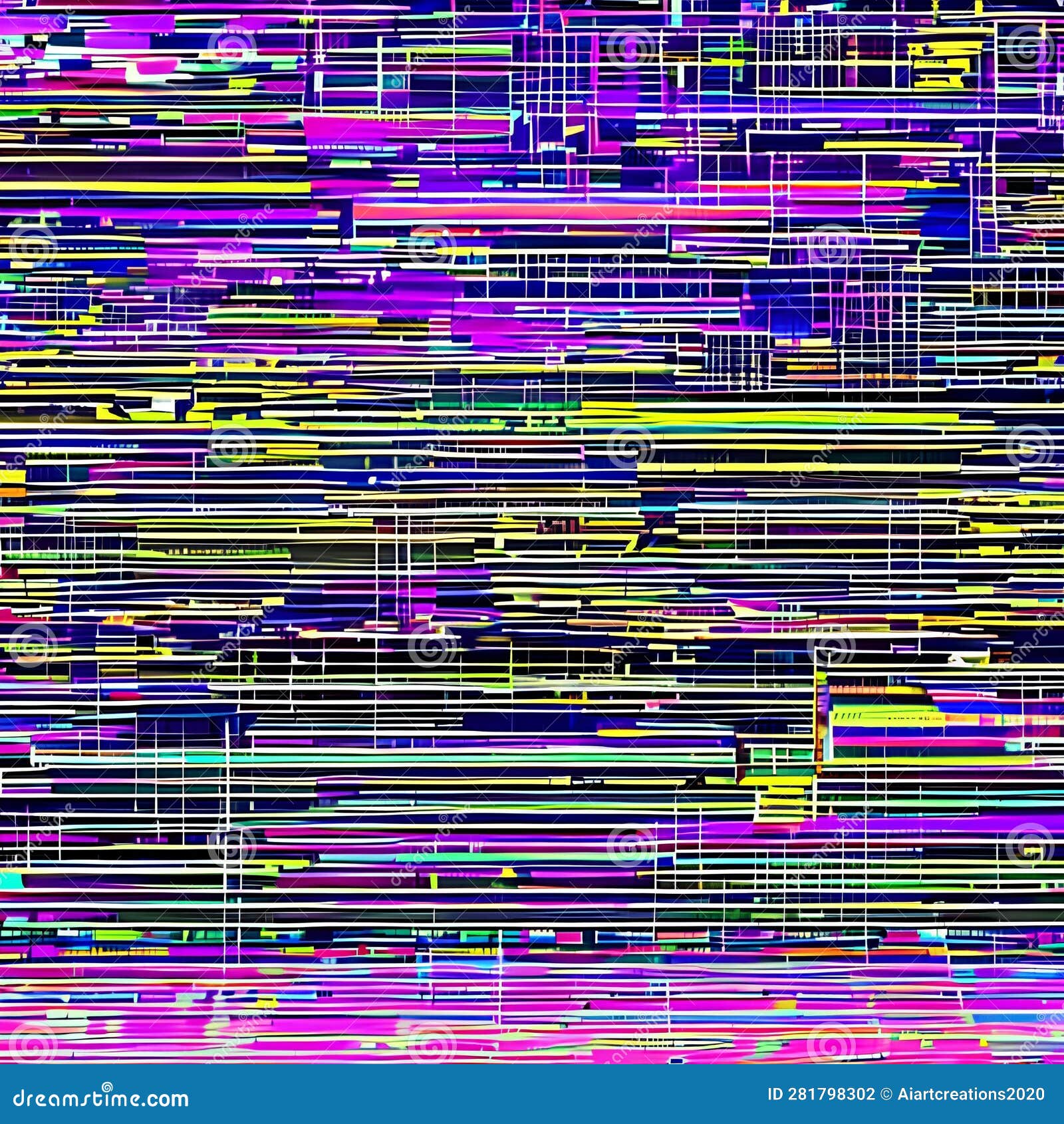 A Glitchy Digital Texture with Distorted Typography and Fragmented Text ...