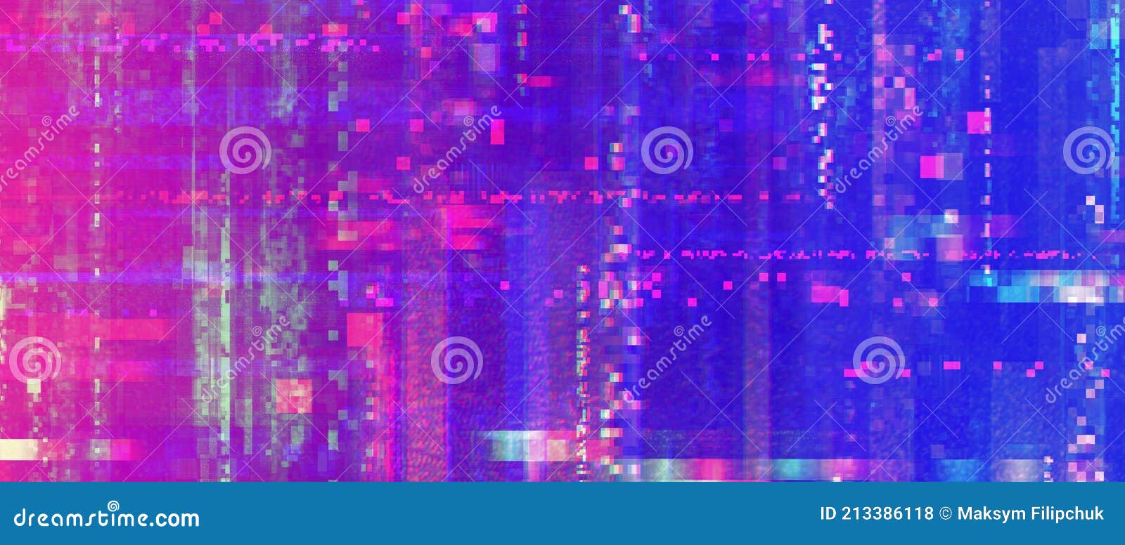 Glitchy Pixelated Stripes Background Royalty-Free Stock Image ...