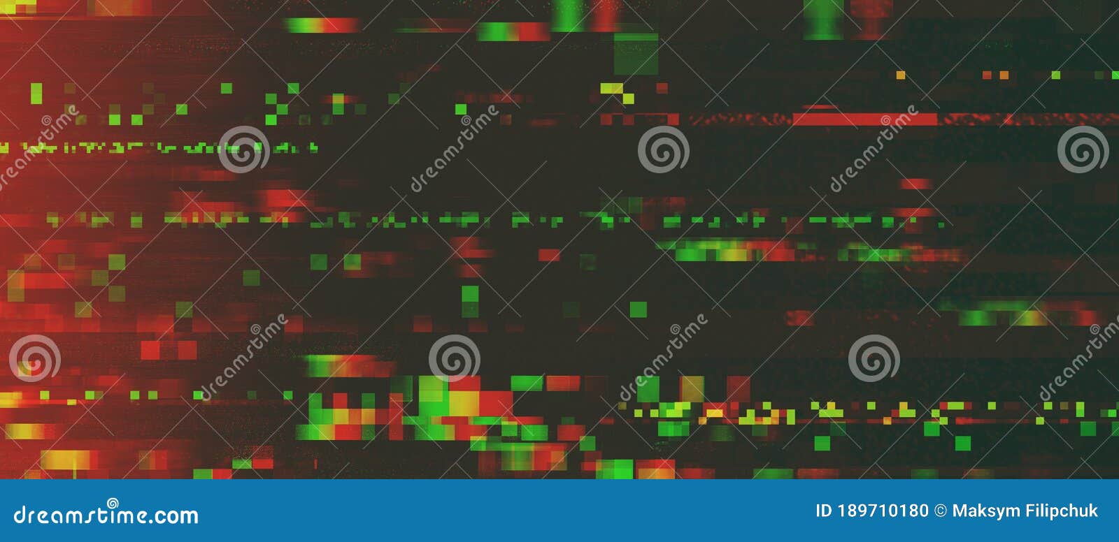 Glitchy Pixelated Signal Distortion Background Stock Photo - Image of ...