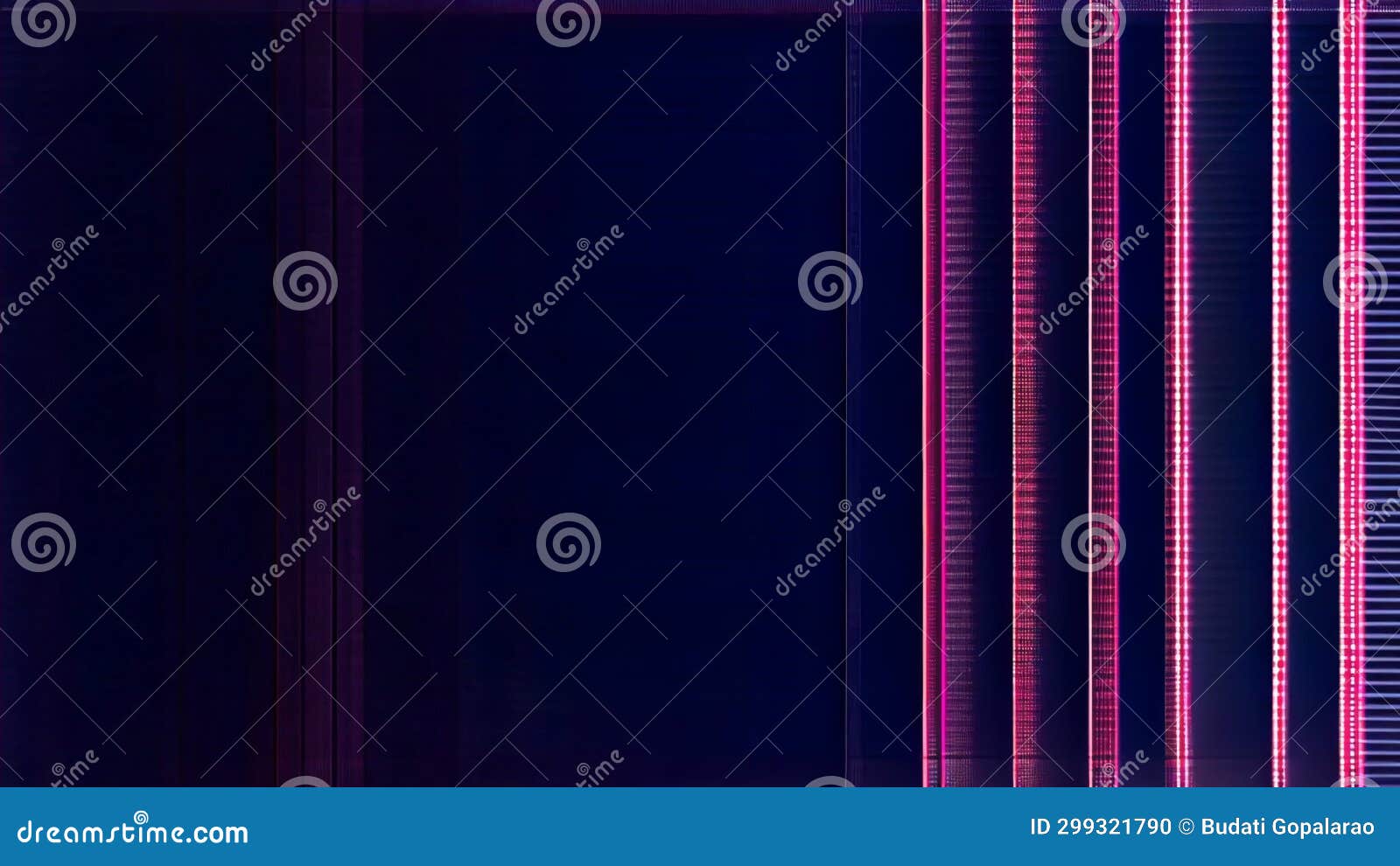 A Glitchy, Static-like Visual Effect with Red and Blue Stripes Stock ...