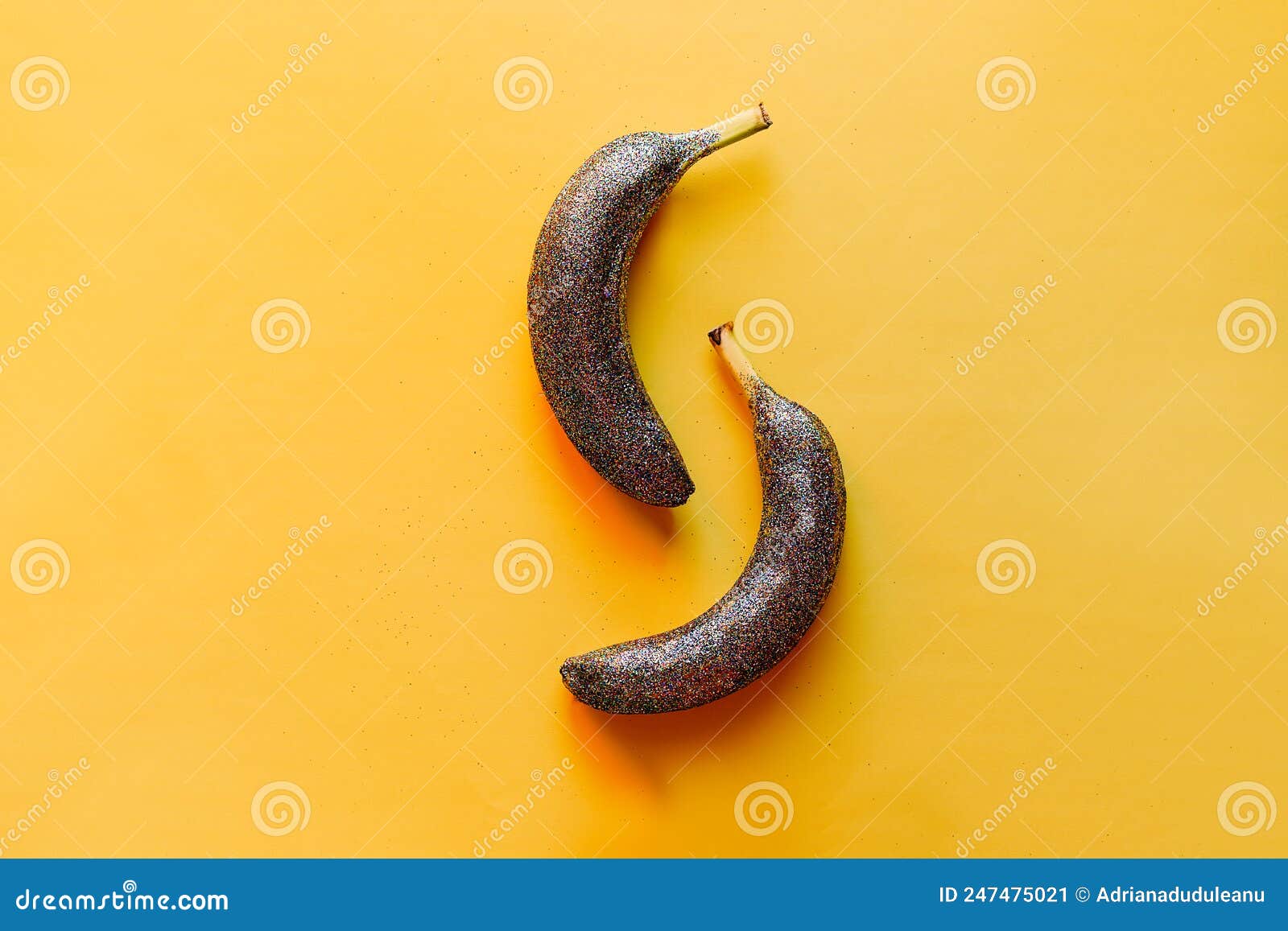 Glitter Bananas on Yellow Background Stock Image - Image of banana ... Glitter Bananas on Yellow Background Stock Image - Image of banana ...