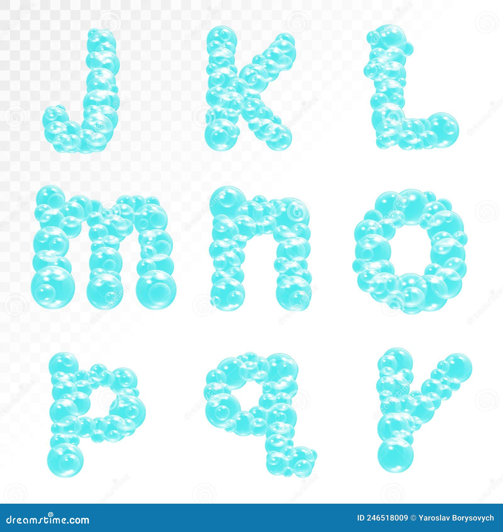 Bubble Letters Cartoon Vector | CartoonDealer.com #14864033