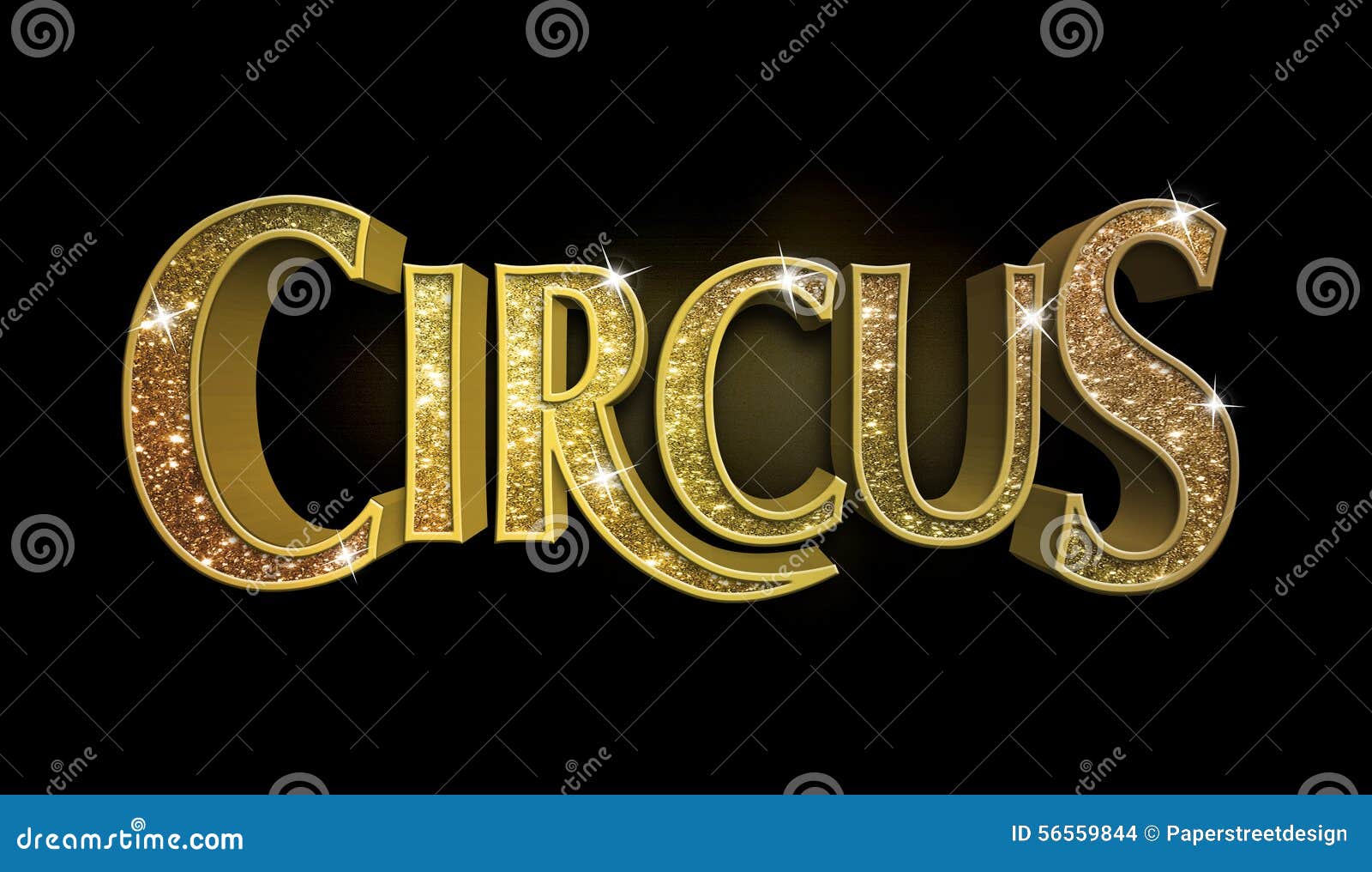 Circus Sign Template. Magic Show Retro Logo Cartoon Vector | CartoonDealer.com #252218147